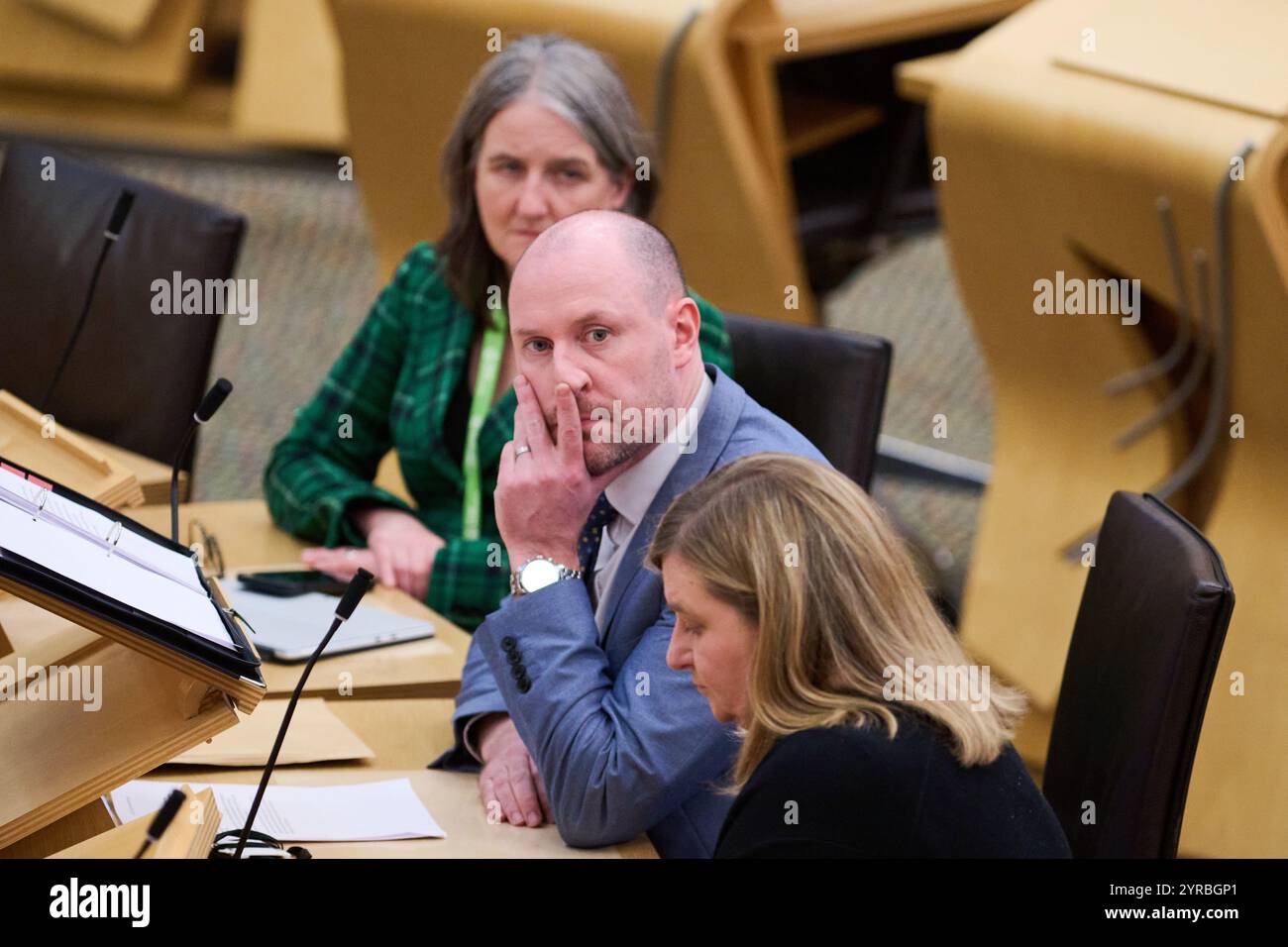 Edinburgh Scotland, UK 03 December 2024. Cabinet Secretary for Health ...