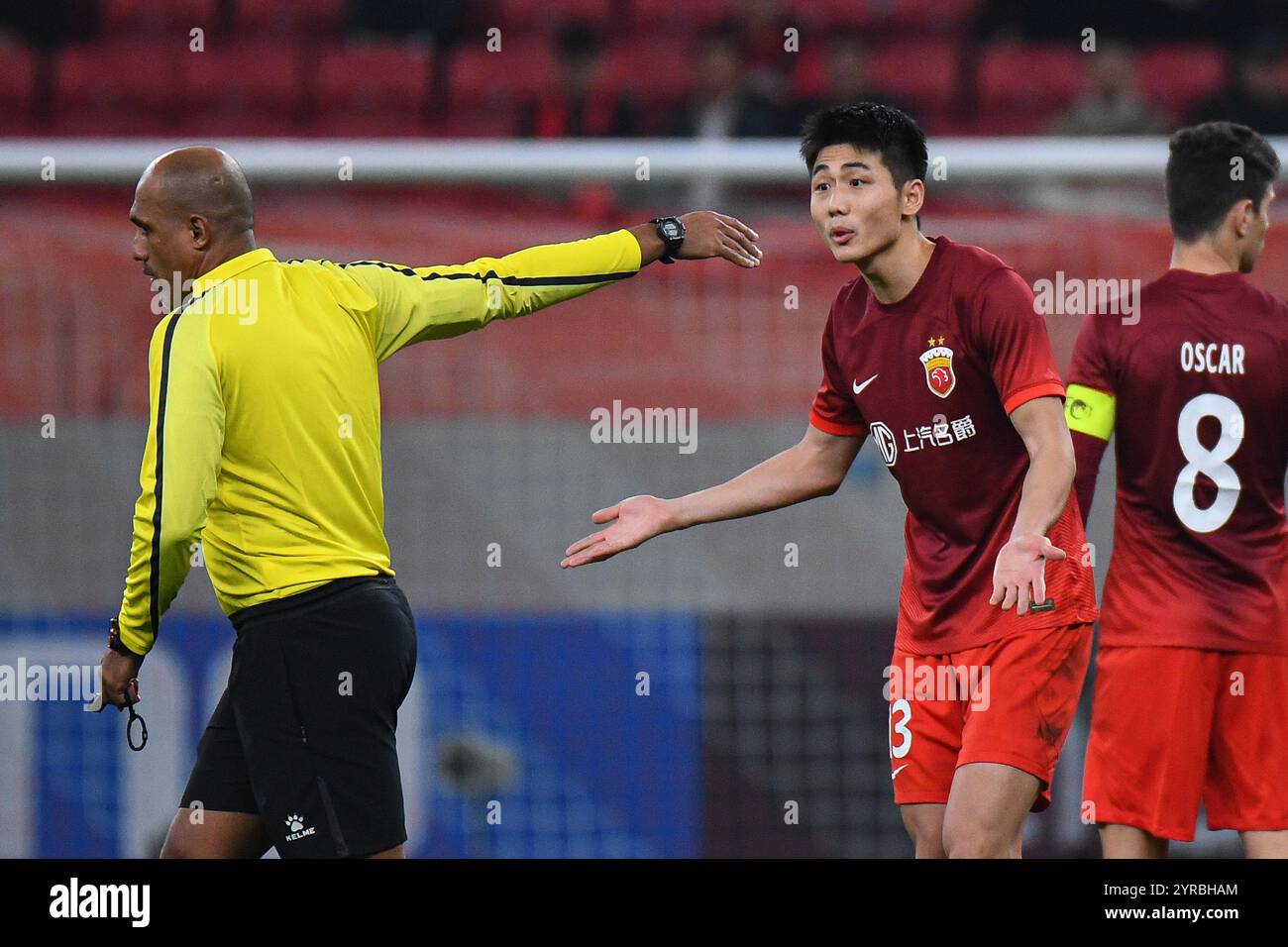 Shanghai, China. 3 December, 2024. Zhen Wei #13 of Shanghai Port FC during the AFC Champions ...