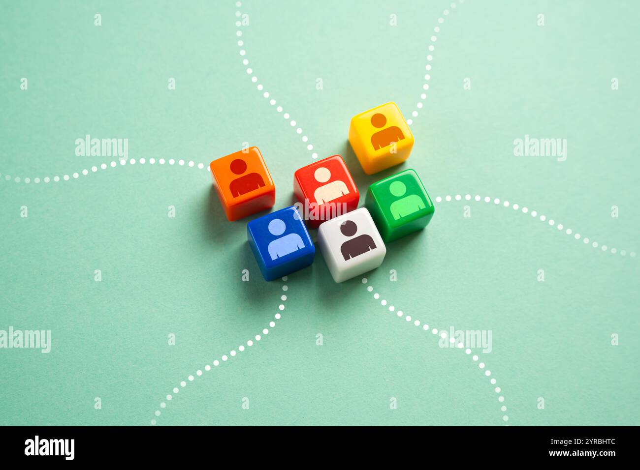 A group of people gathers into a team. Attracting recruits and ...