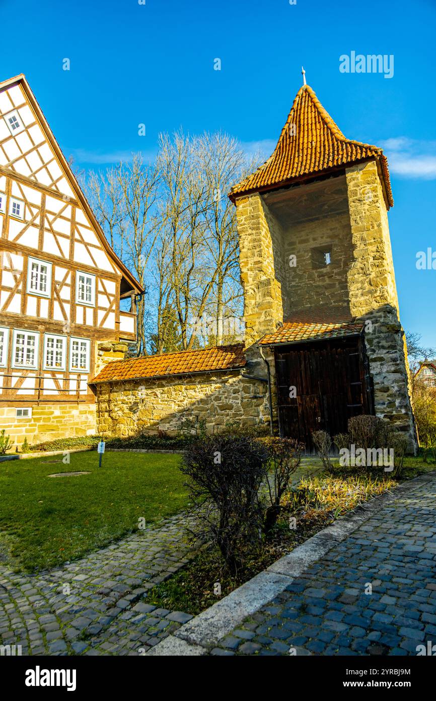Christmas atmosphere in the spa gardens of the Upper Franconian spa ...
