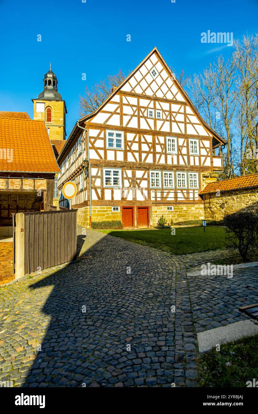 Christmas atmosphere in the spa gardens of the Upper Franconian spa ...