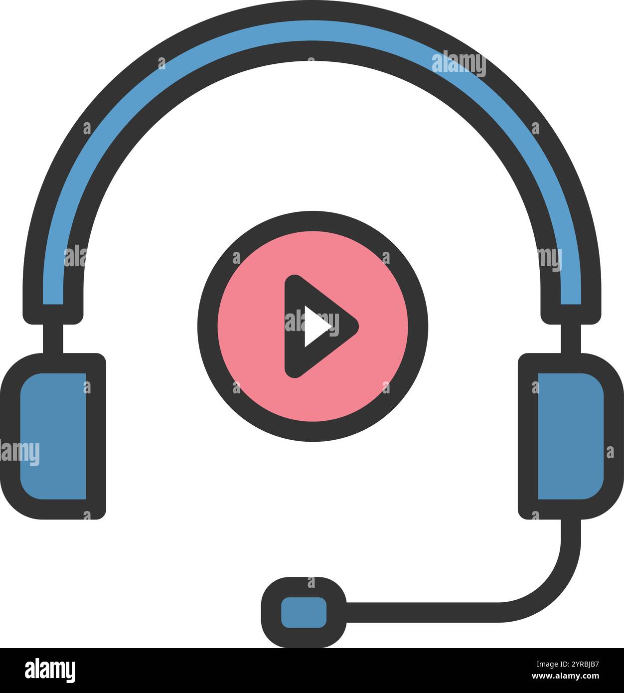 Listen icon vector image. Suitable for mobile application web ...