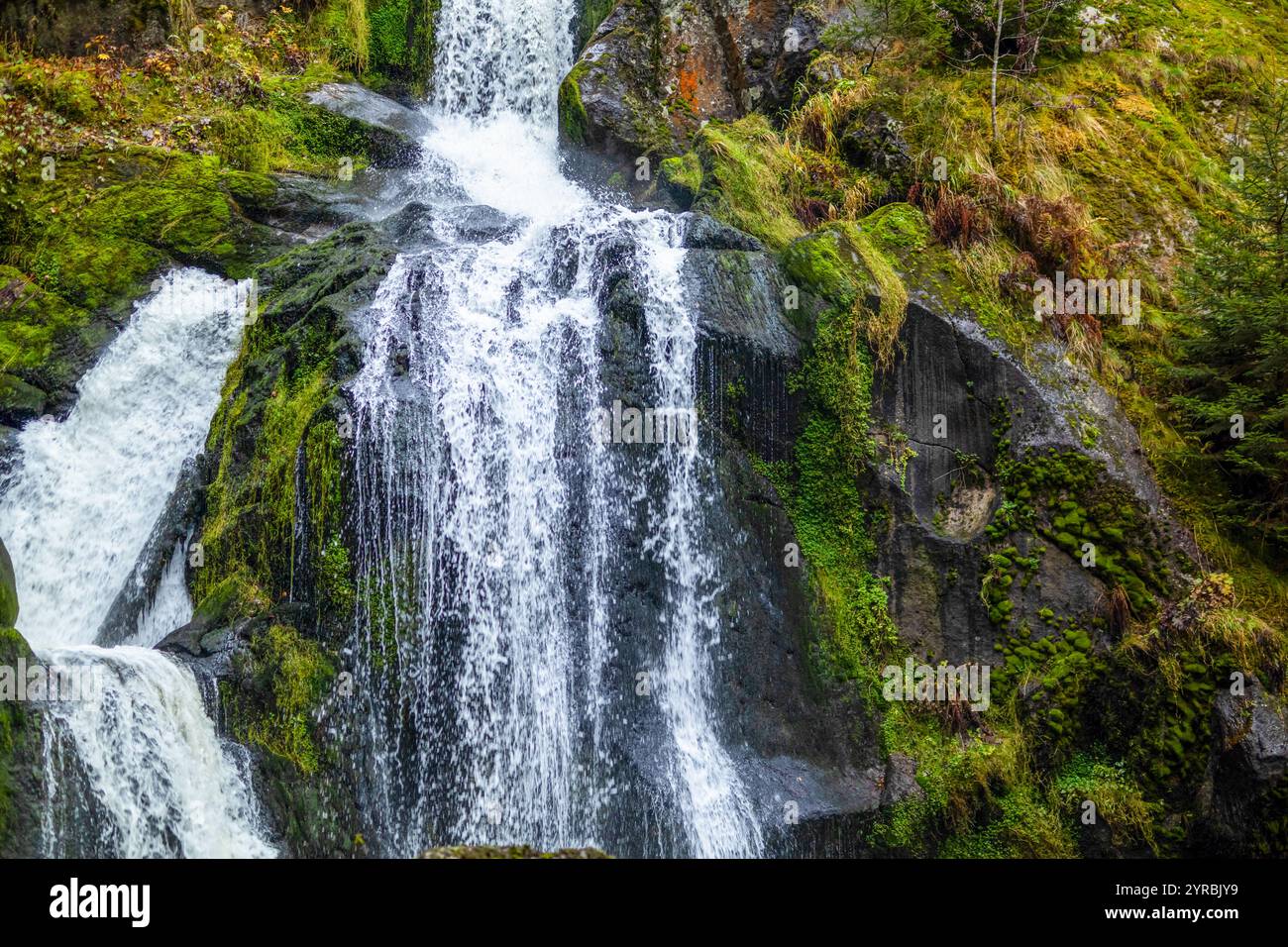 Triberger Wasserfälle are the most visited waterfalls in Germany Stock ...
