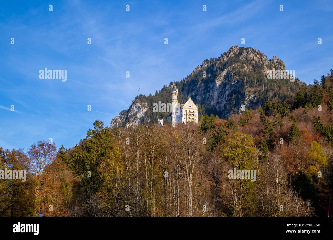 Bavaria, Germany. Fairytale Neuschwanstein Castle in Bavarian Alps ...