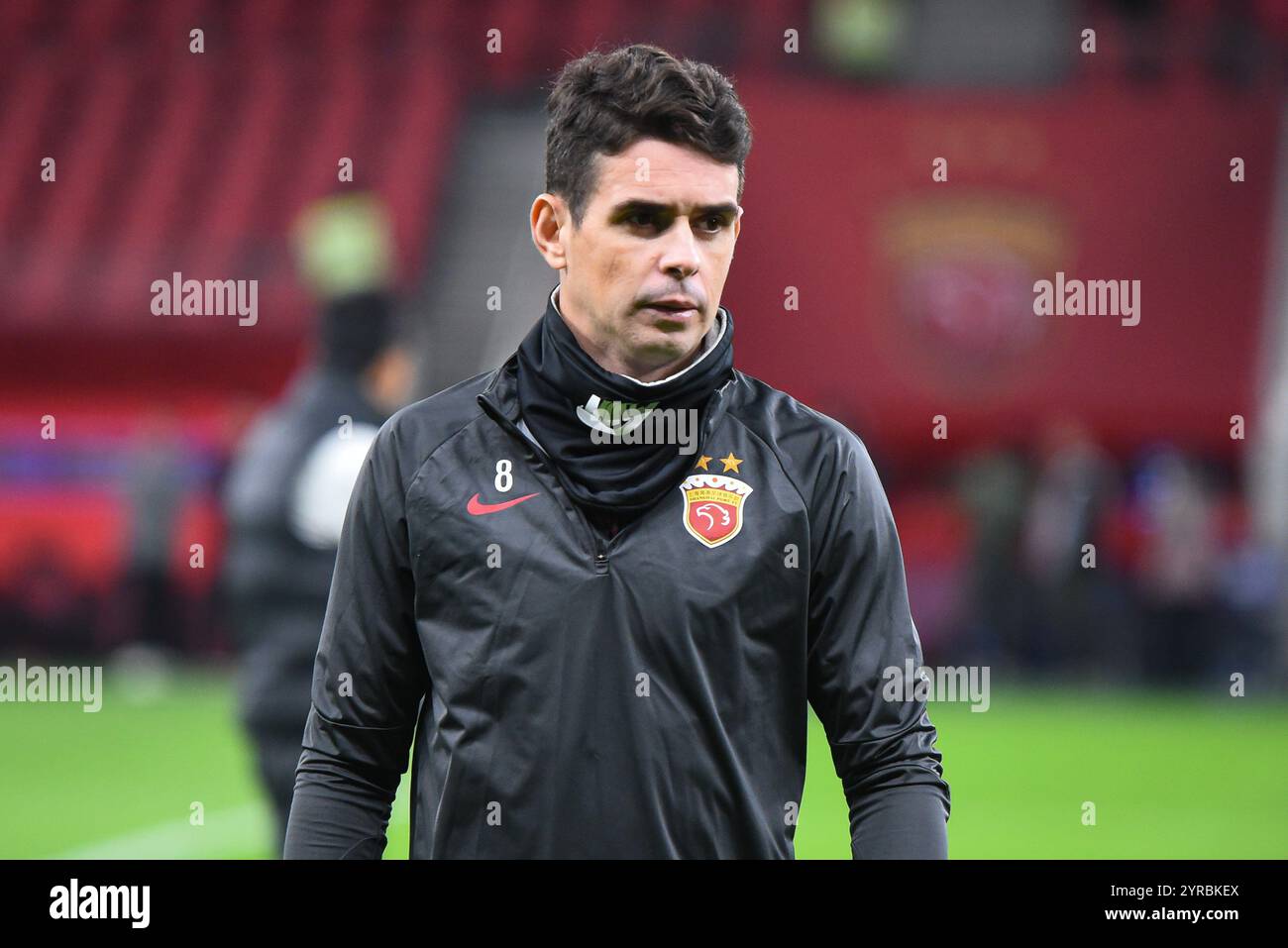 Shanghai, China. 3 December, 2024. Oscar #8 of Shanghai Port FC during ...