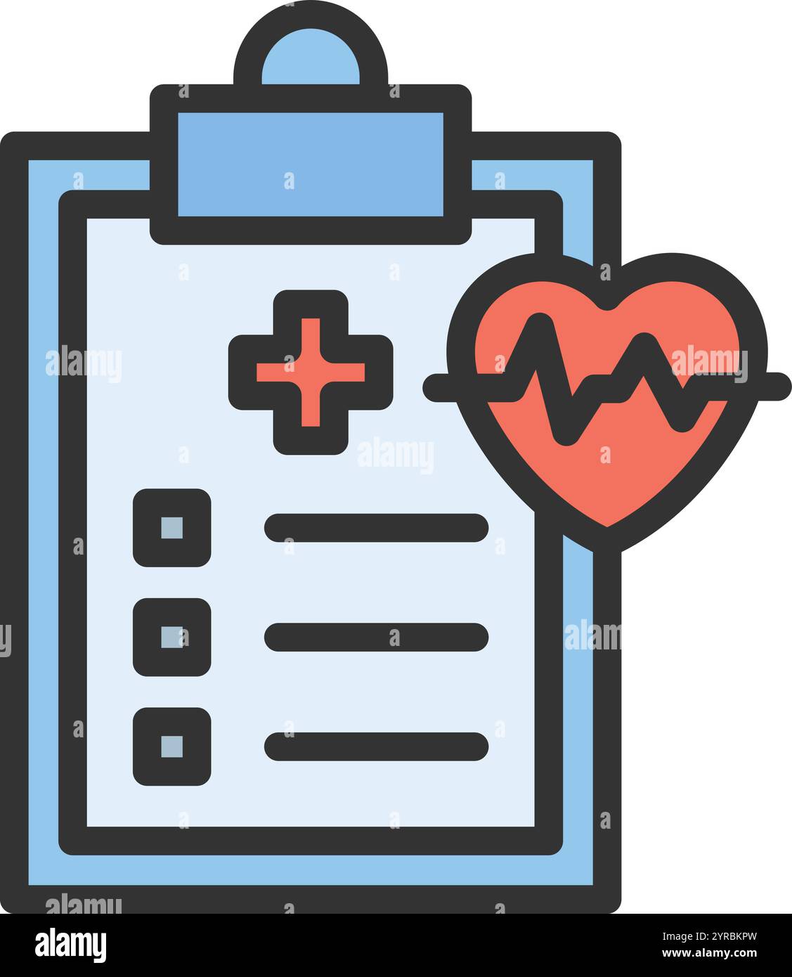 Medical Report icon vector image. Suitable for mobile application web ...