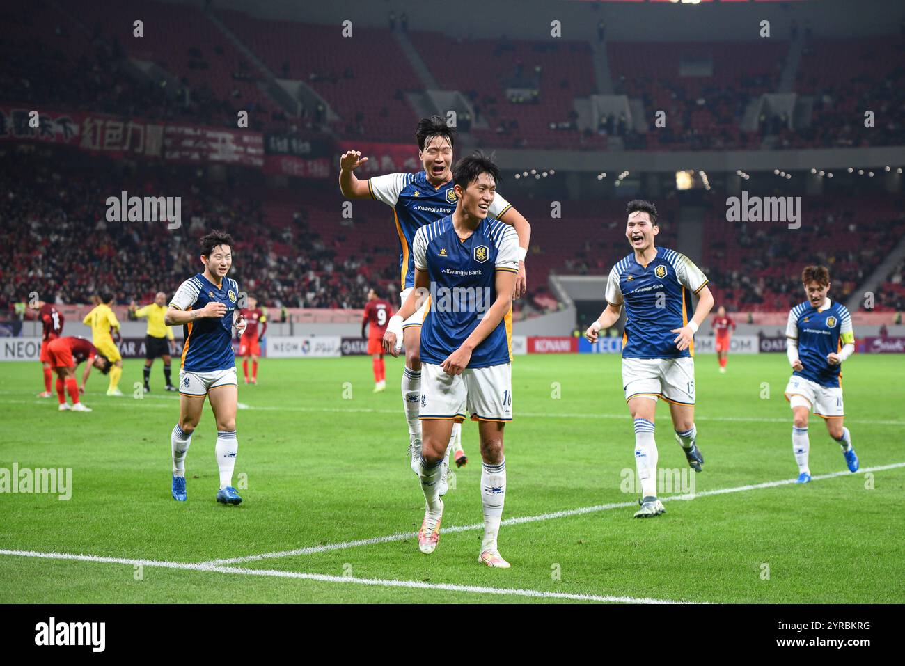 Shanghai, China. 3 December, 2024. Yool Heo #18 of Gwangju FC during ...