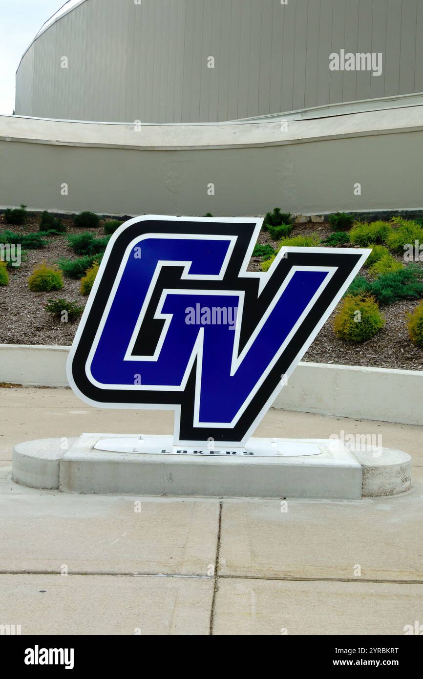 ALLENDALE, MI, USA, SEPTEMBER 20, 2024: Lakers GV logo on the campus of ...