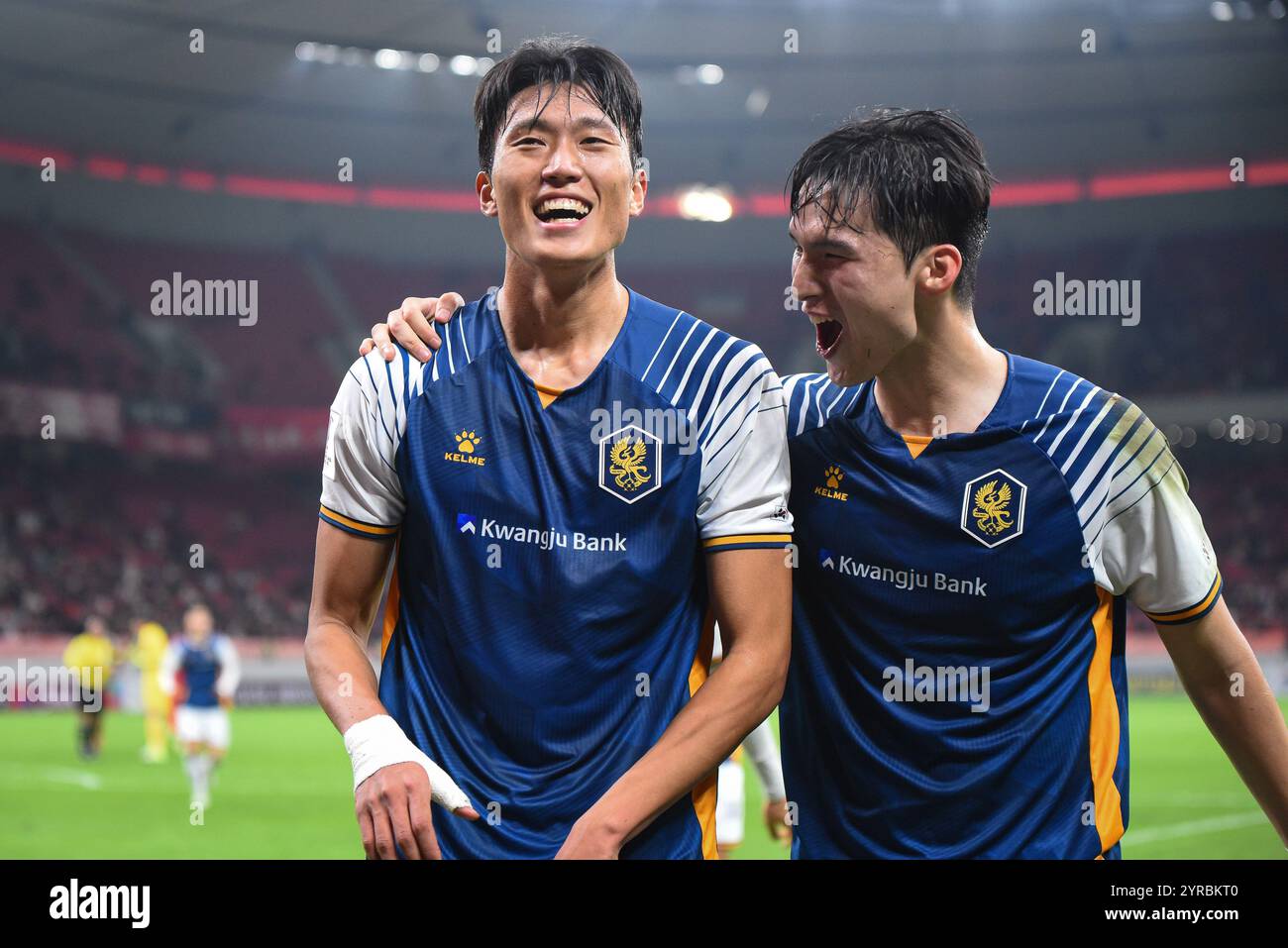 Shanghai, China. 3 December, 2024. Yool Heo #18 of Gwangju FC during ...