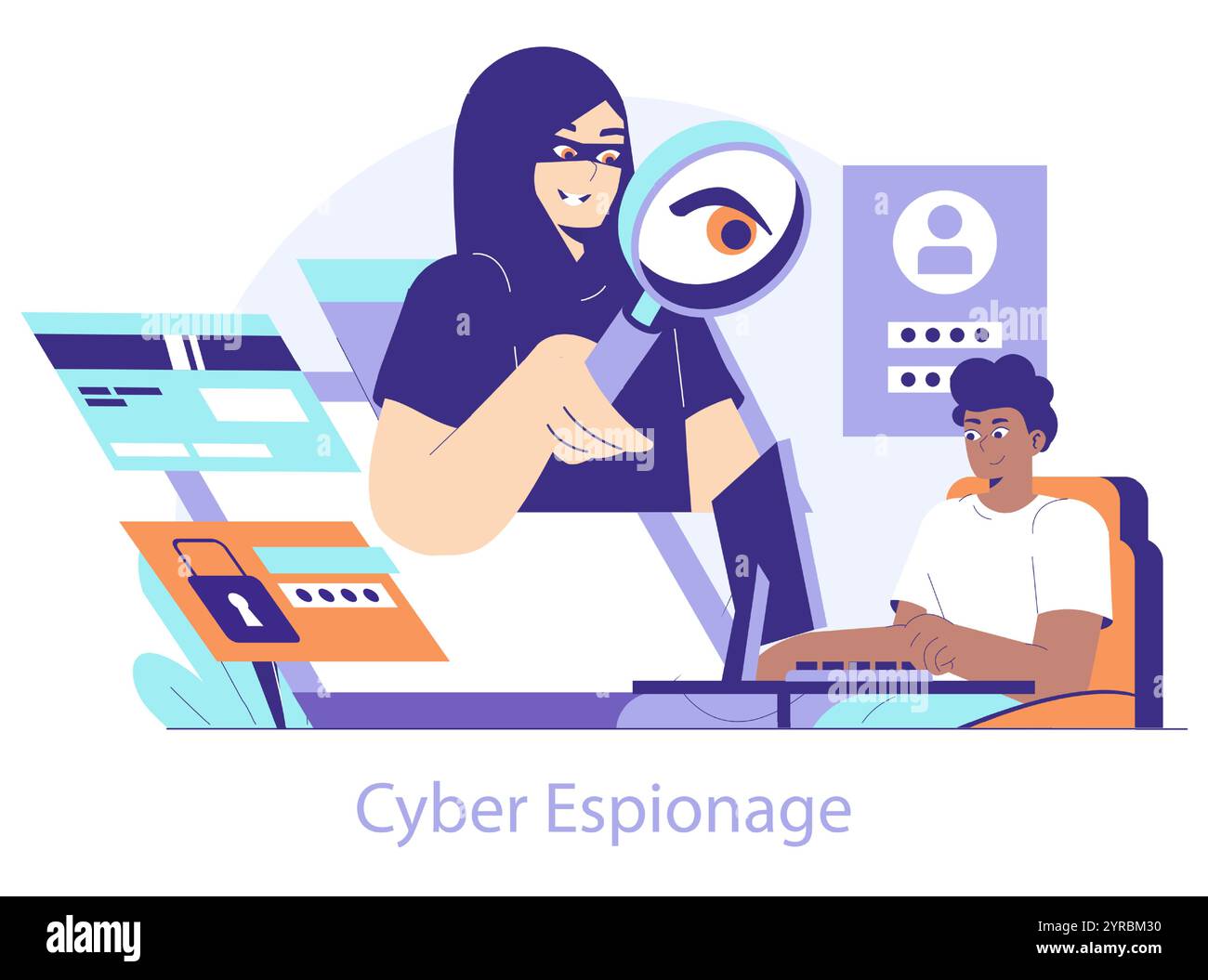 Digital invasion Stock Vector Images - Alamy