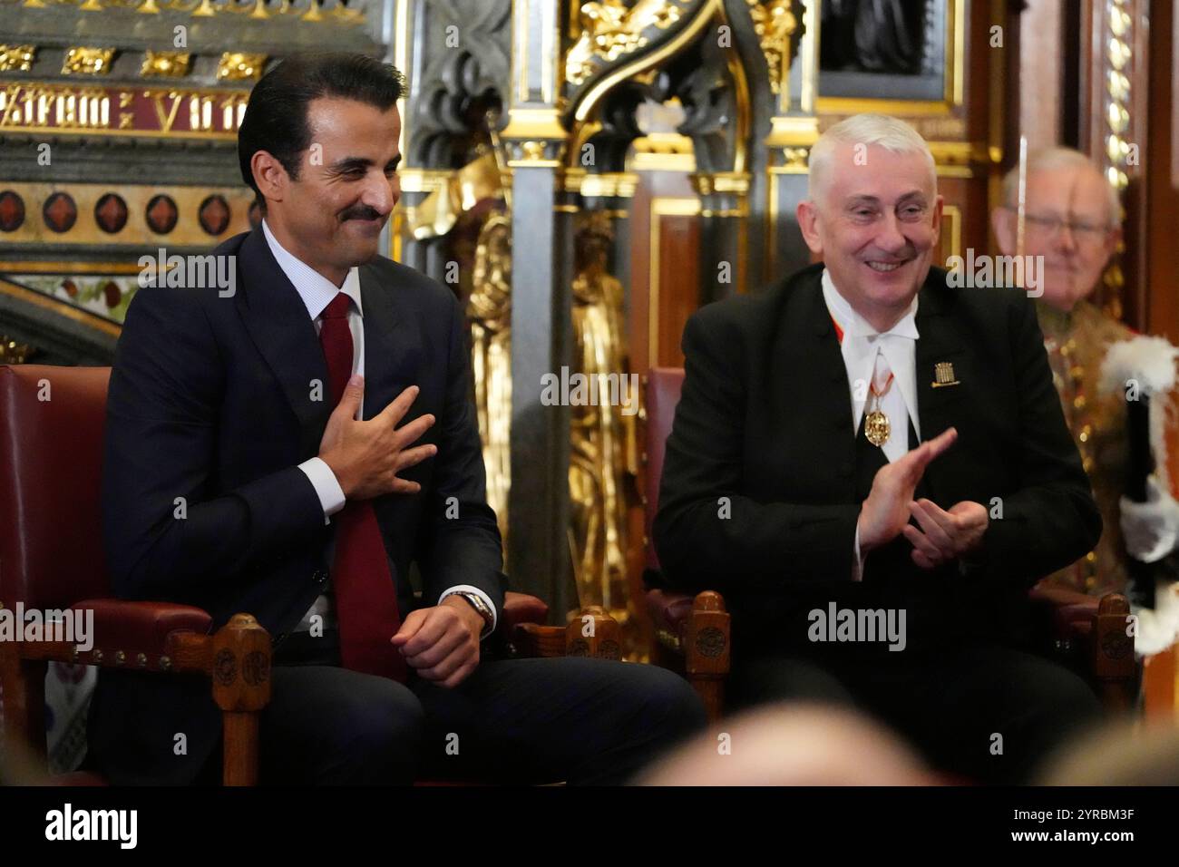 The Emir of Qatar Sheikh Tamim bin Hamad Al Thani, visits the Palace of ...