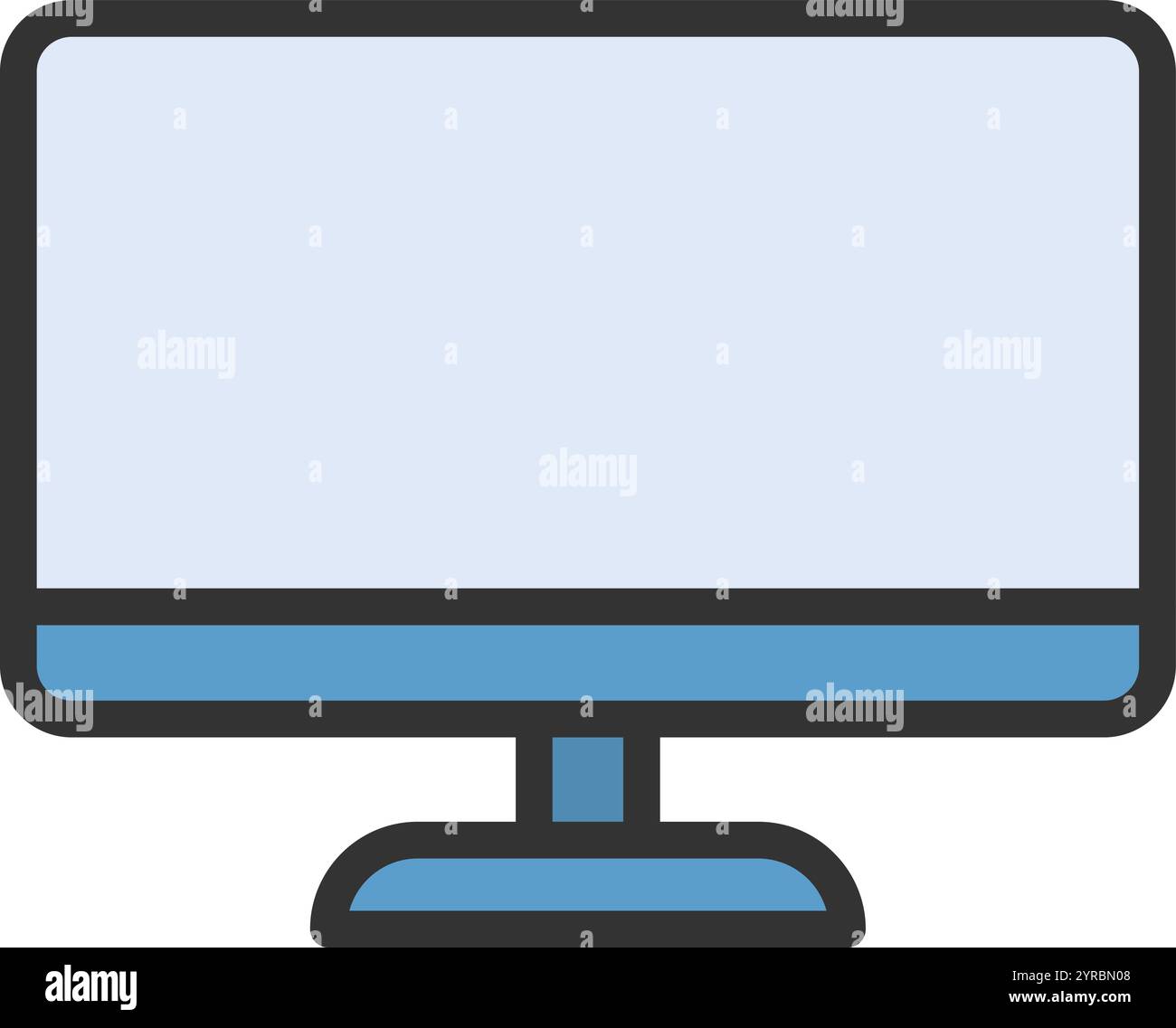 Monitor icon vector image. Suitable for mobile application web application and print media Stock ...