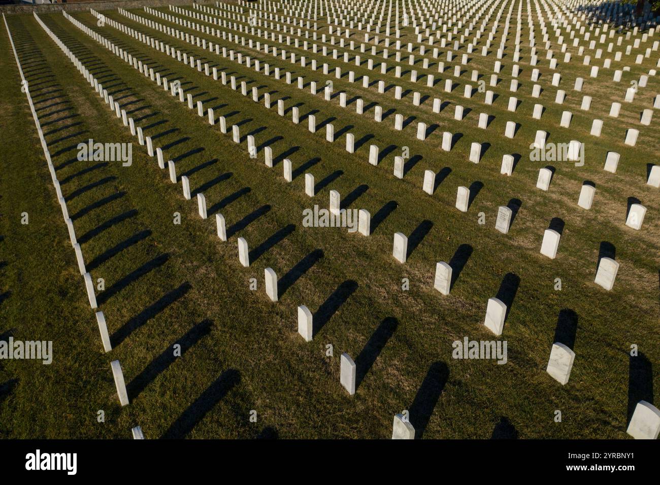 FEB., 2022, RICHMOND, VA, USA - Richmond National Cemetery, Richmond ...
