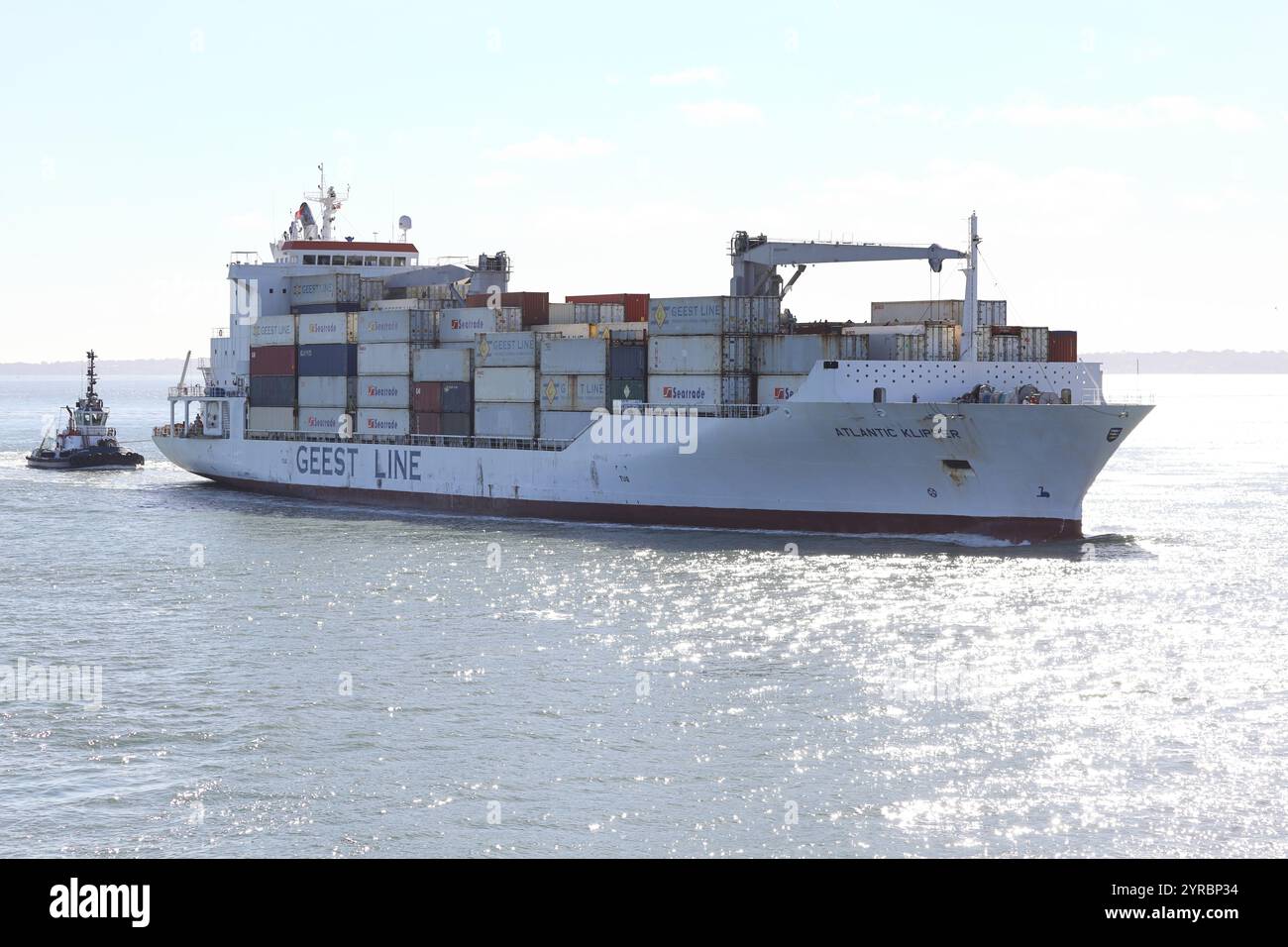 The Liberian registered refrigerated cargo ship MV ATLANTIC KLIPPER ...