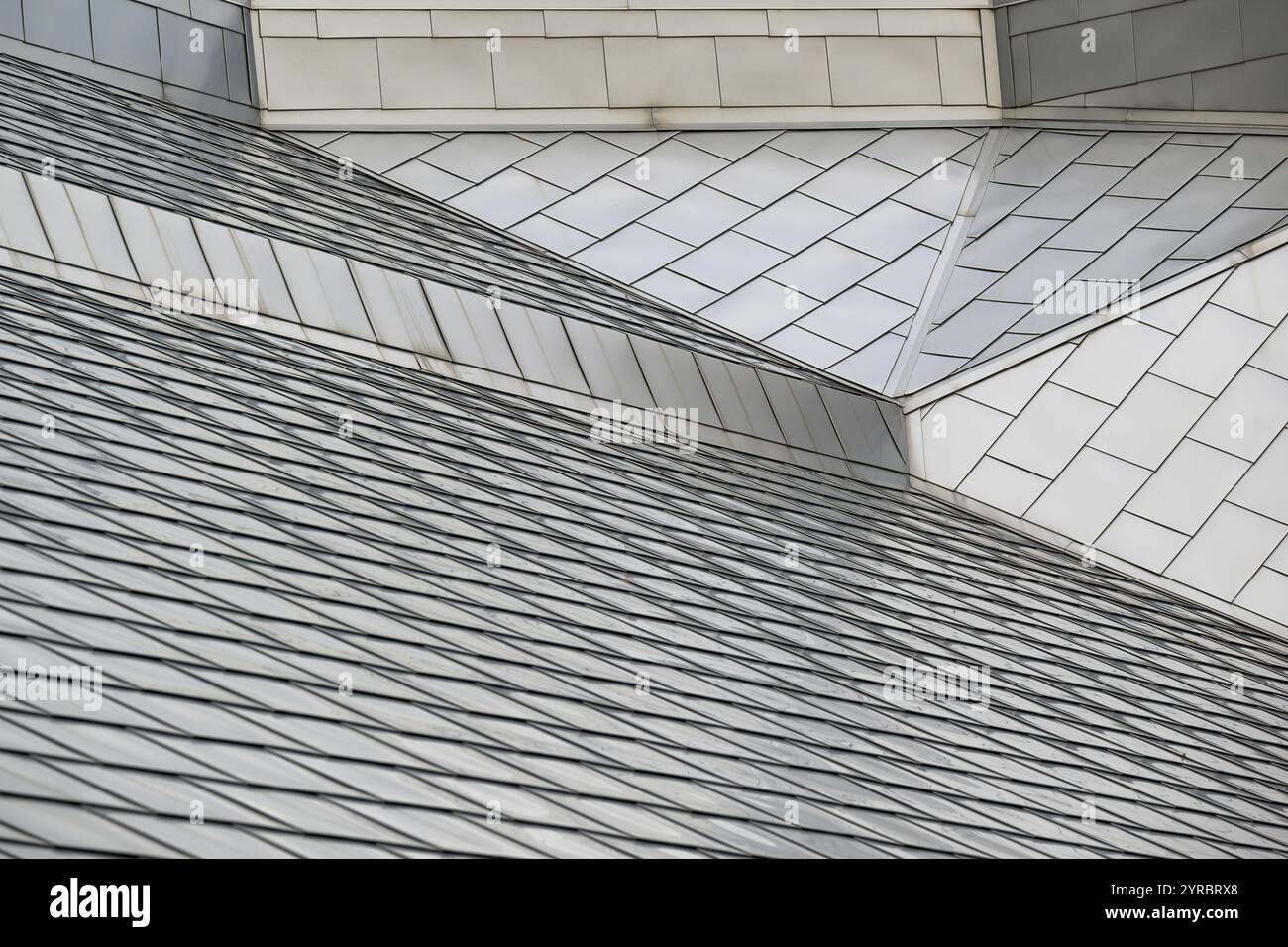 Geometric abstract of the roof of the modern Kemper Museum of ...