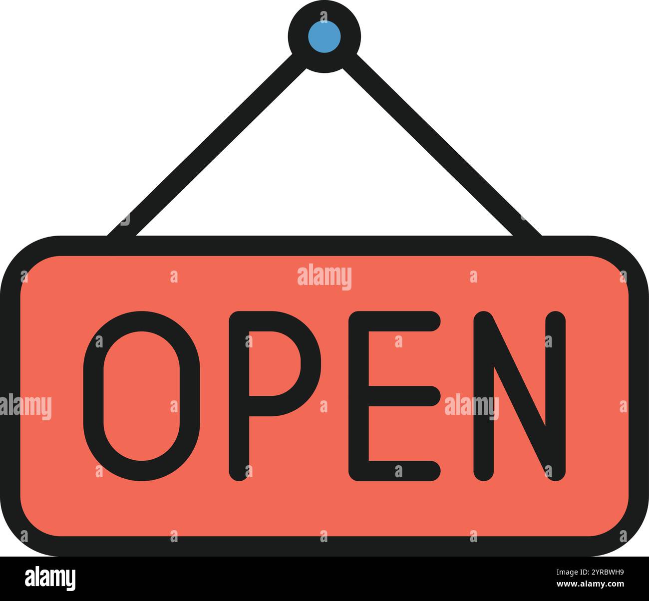 Open Sign icon vector image. Suitable for mobile application web ...