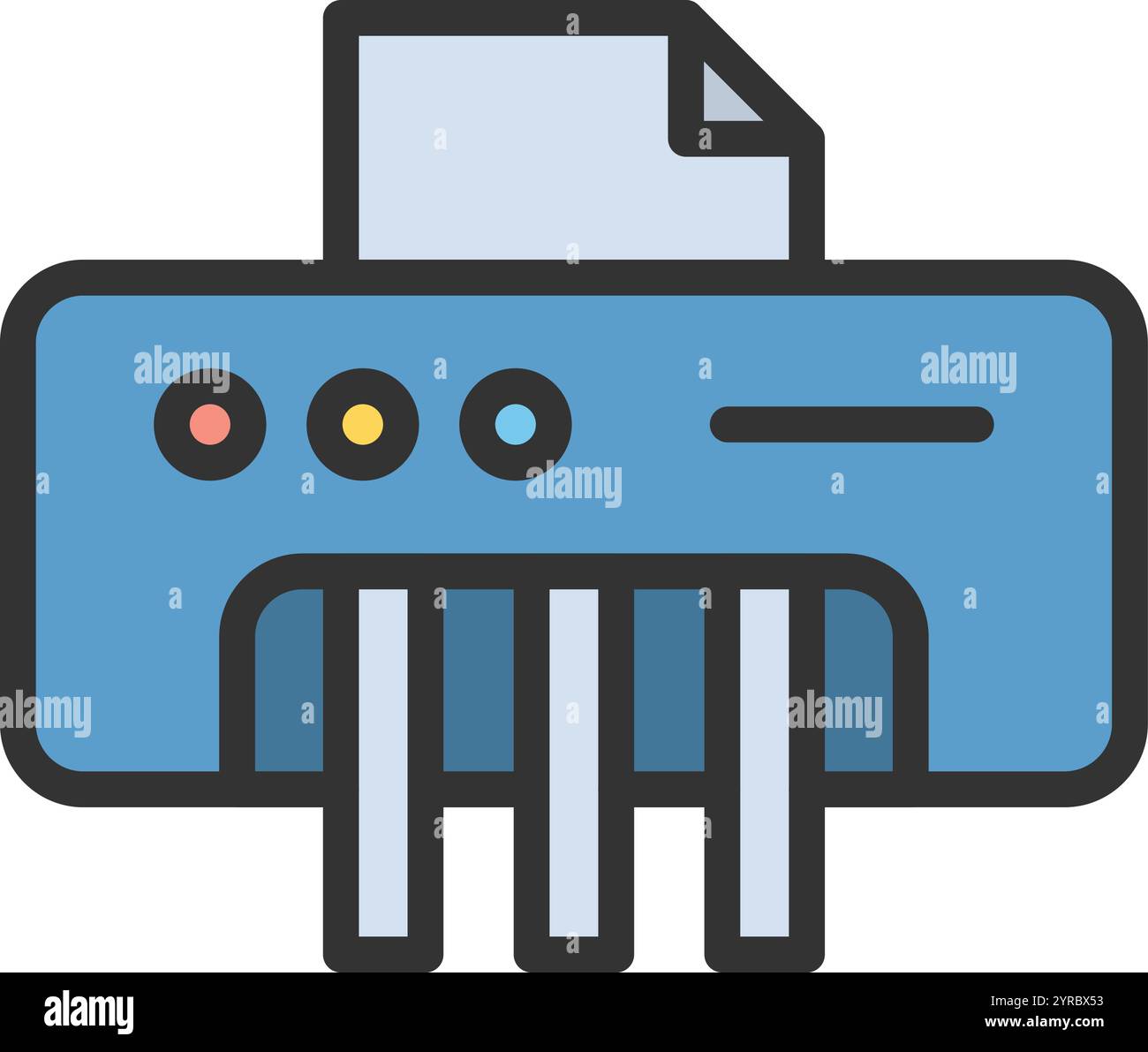 Paper Shredder icon vector image. Suitable for mobile application web ...