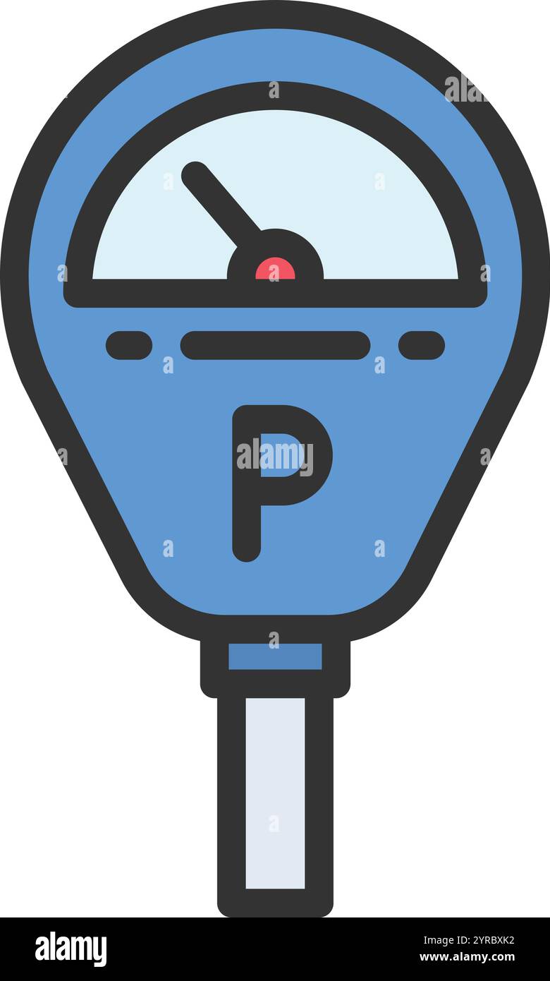 Parking Meter icon vector image. Suitable for mobile application web application and print media ...