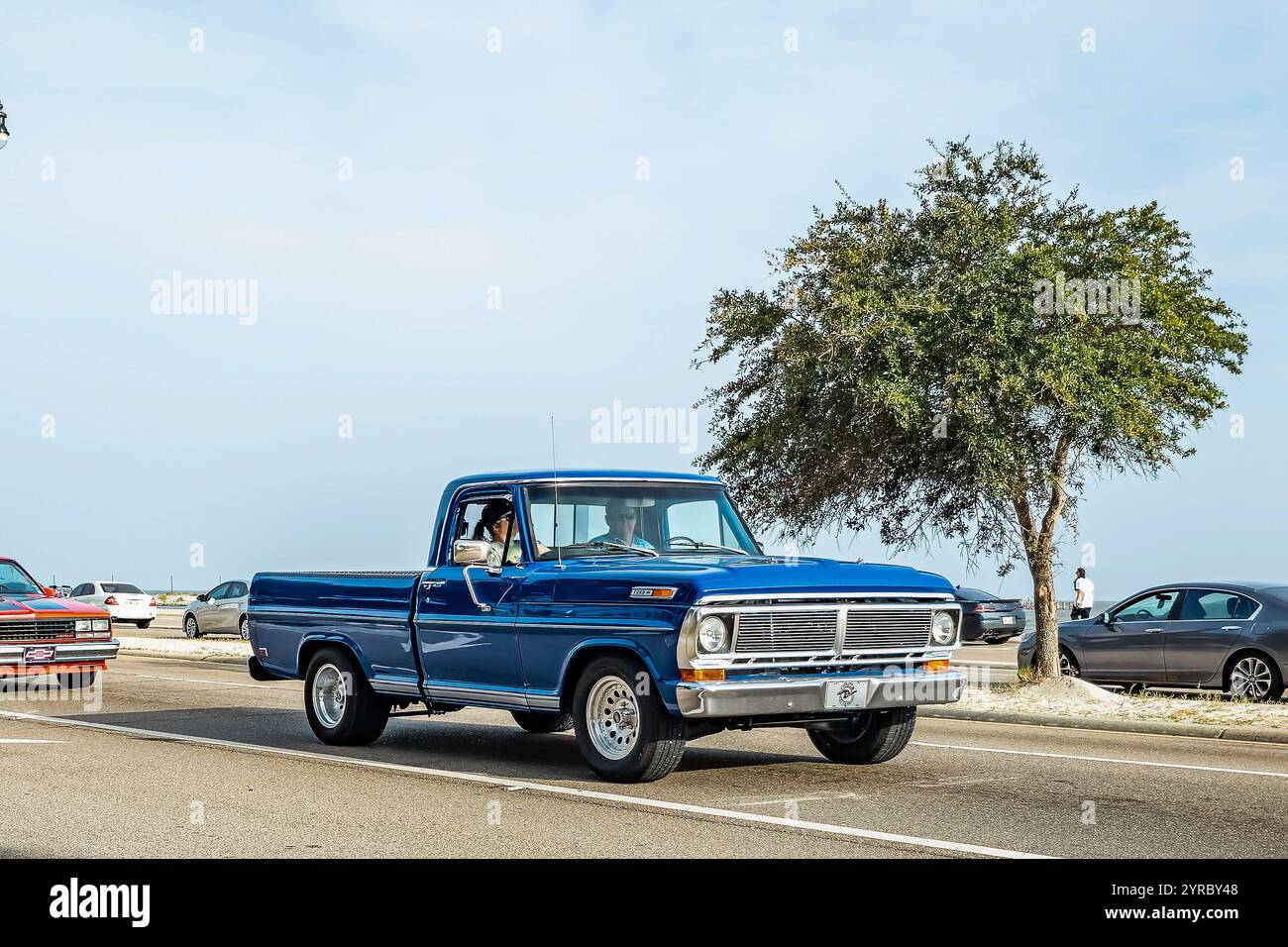 Gulfport, MS - October 04, 2023: Wide angle front corner view of a ...