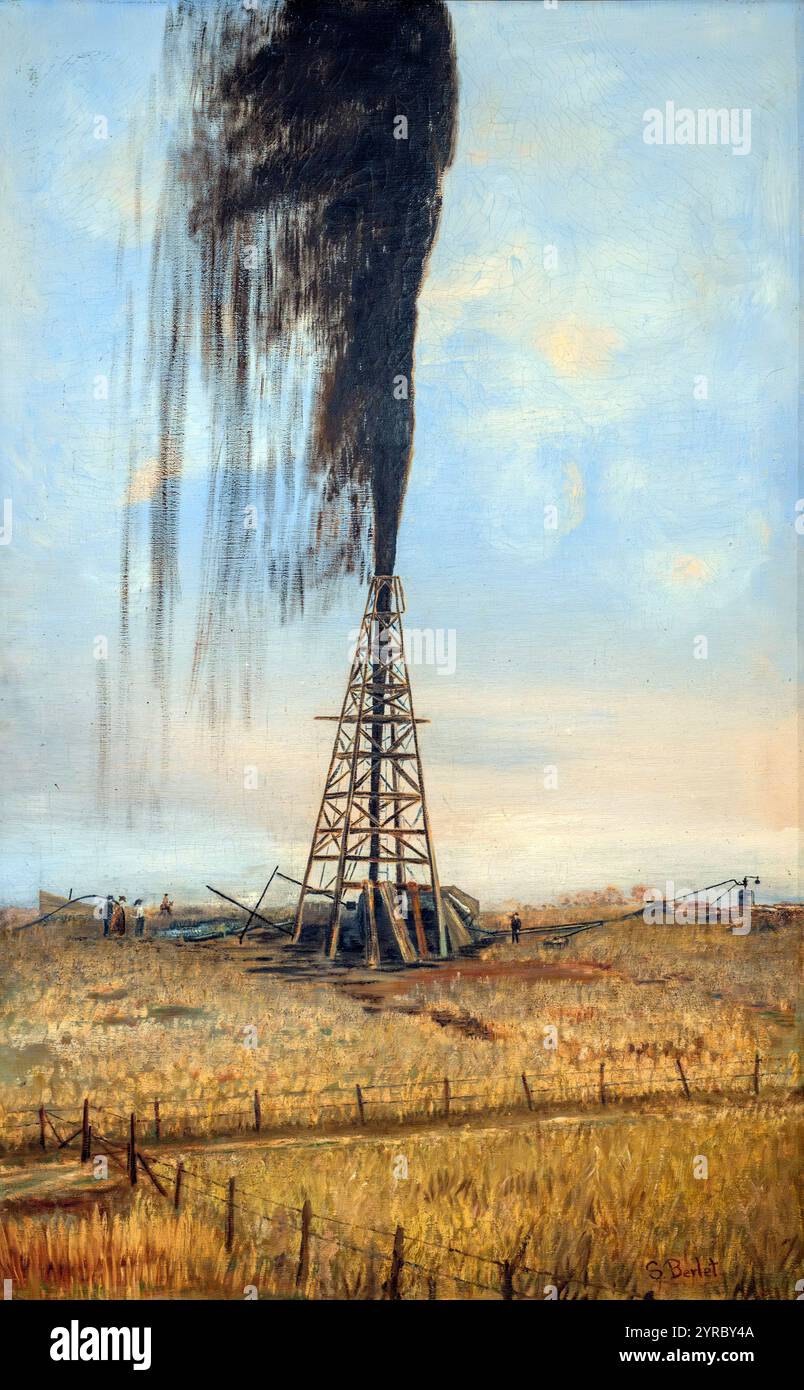 Lucas gusher at spindletop hi-res stock photography and images - Alamy