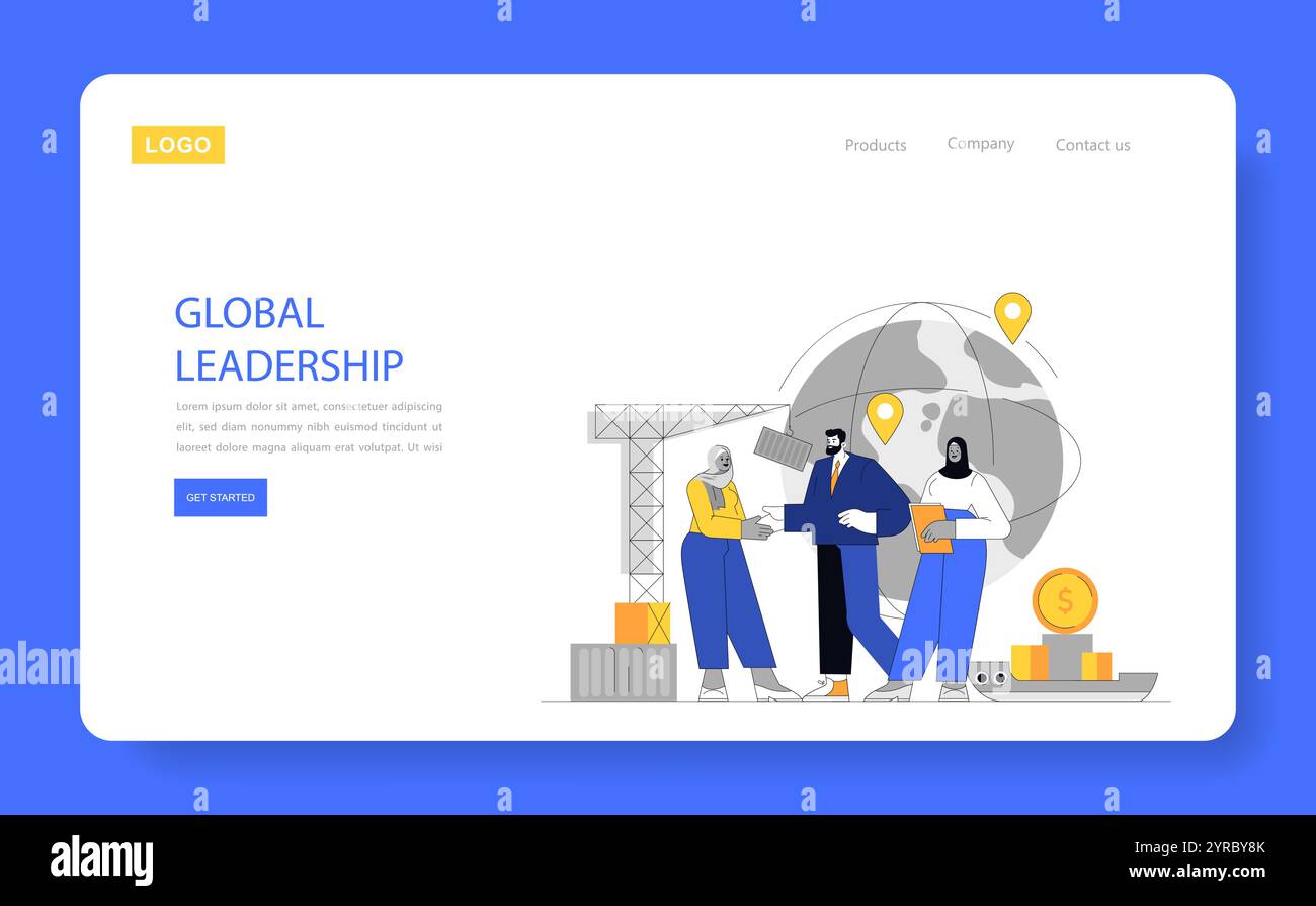 Women Leaders concept. Illustration of diverse female professionals in ...