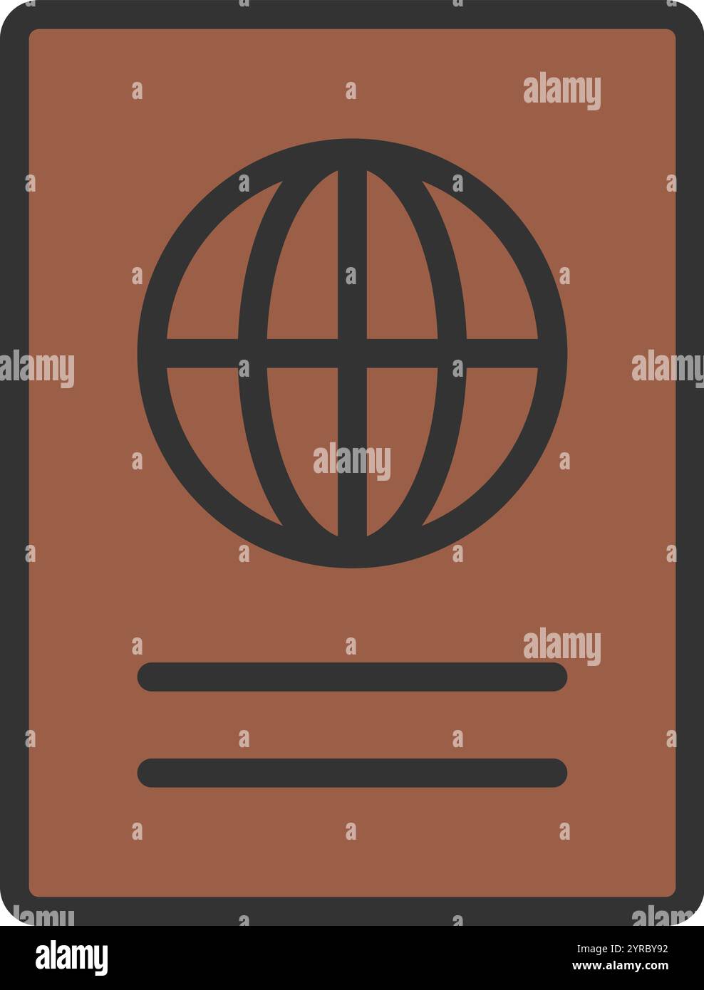 Passport icon vector image. Suitable for mobile application web ...