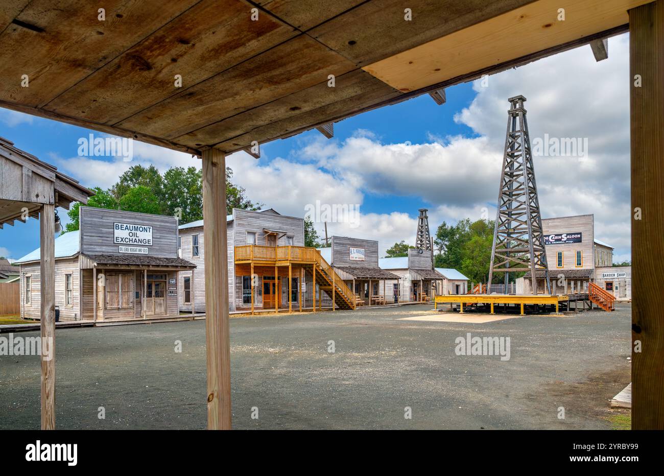 The Spindletop Gladys City Boomtown Museum, Beaumont, Texas, USA Stock ...