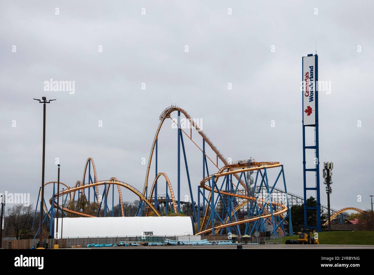 Behemoth roller coaster at Canada's Wonderland on Jane Street in ...