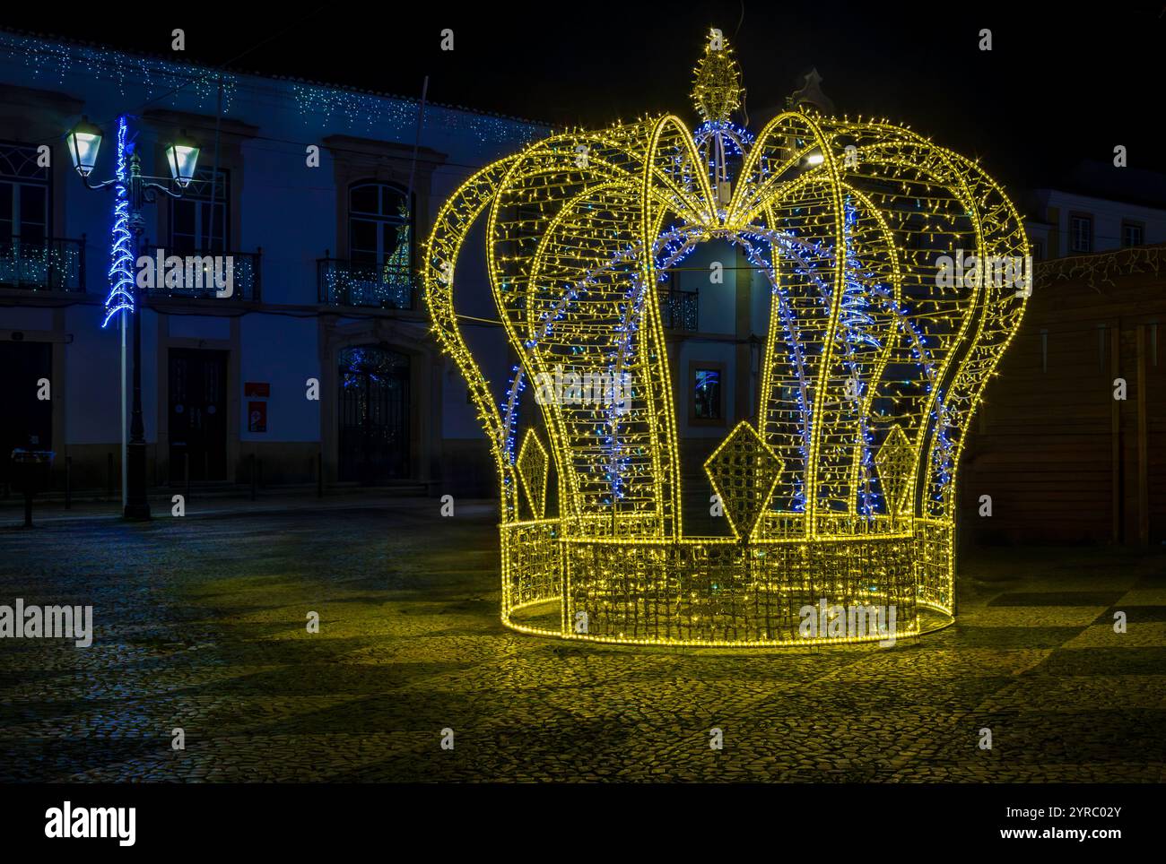 Christmas Lights in Tomar, Portugal - December 2024 Stock Photo - Alamy