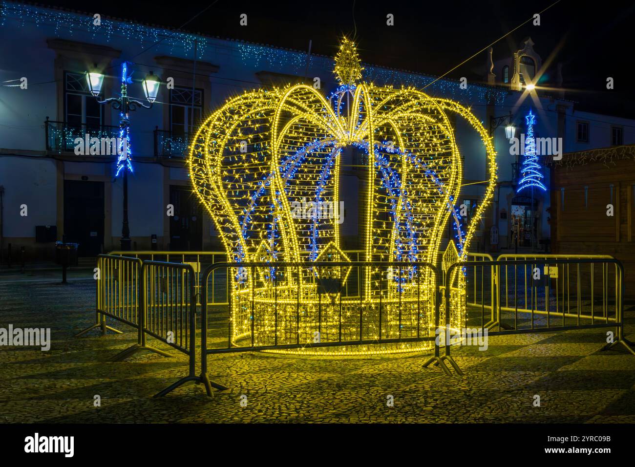 Christmas Lights in Tomar, Portugal - December 2024 Stock Photo - Alamy