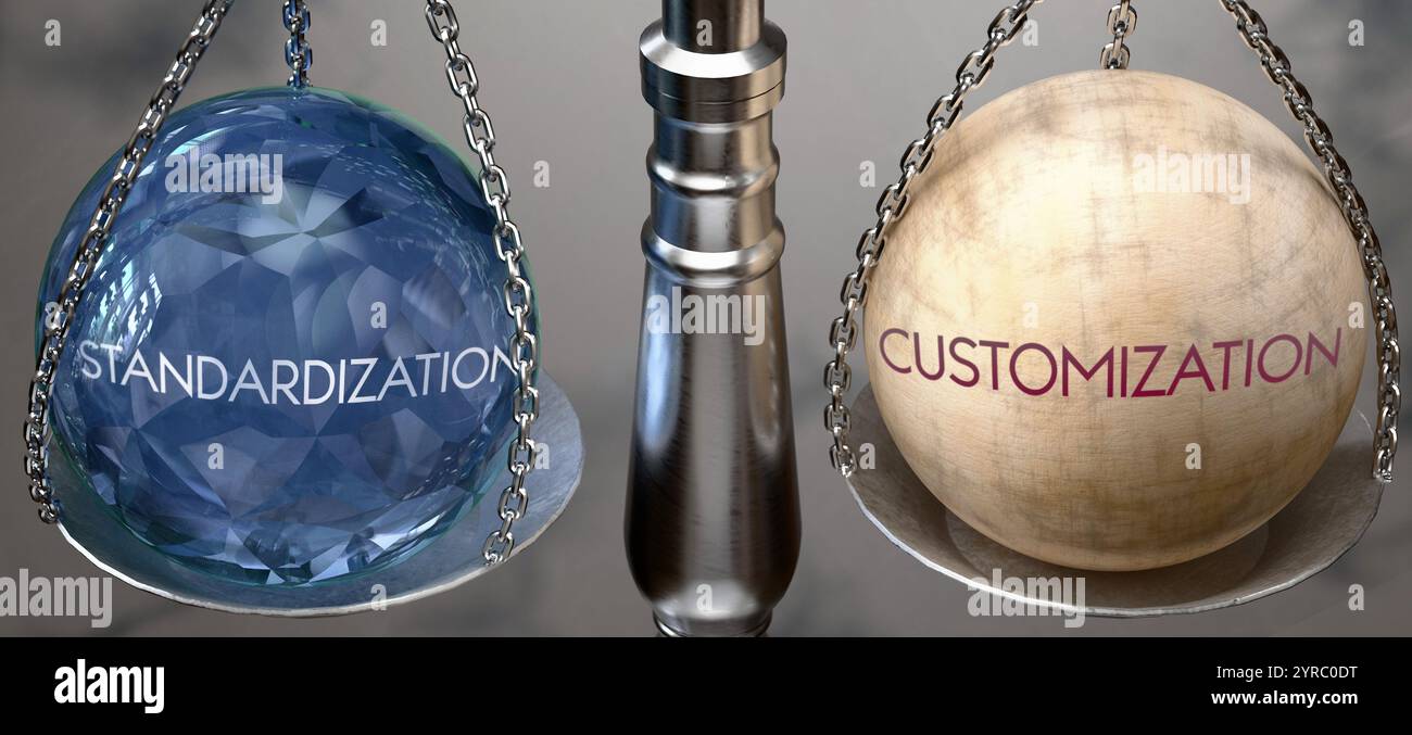 Anabolism or catabolism weighing two choices hi-res stock photography ...