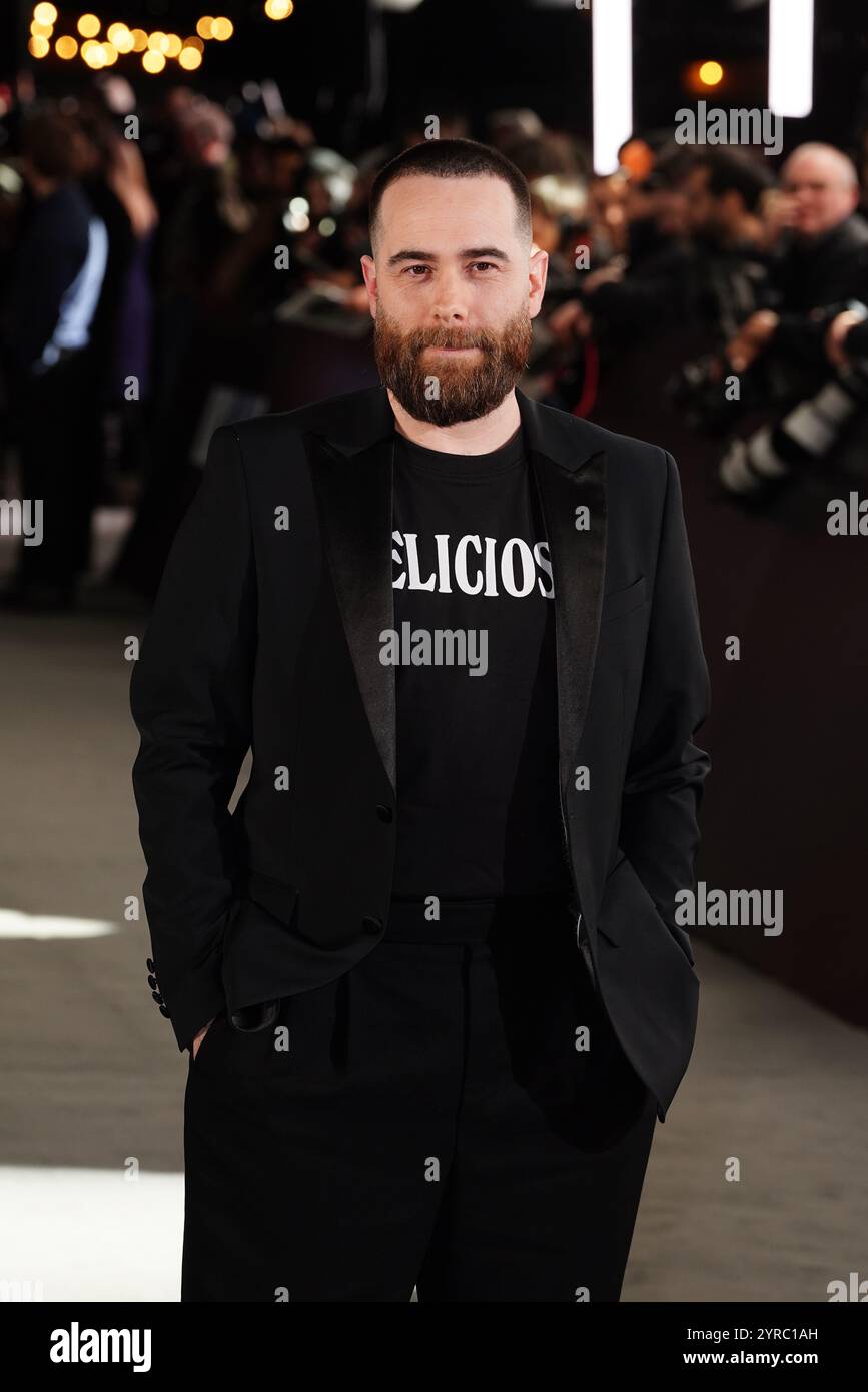 Joe Barton arriving at the world premiere of the Netflix series Black ...