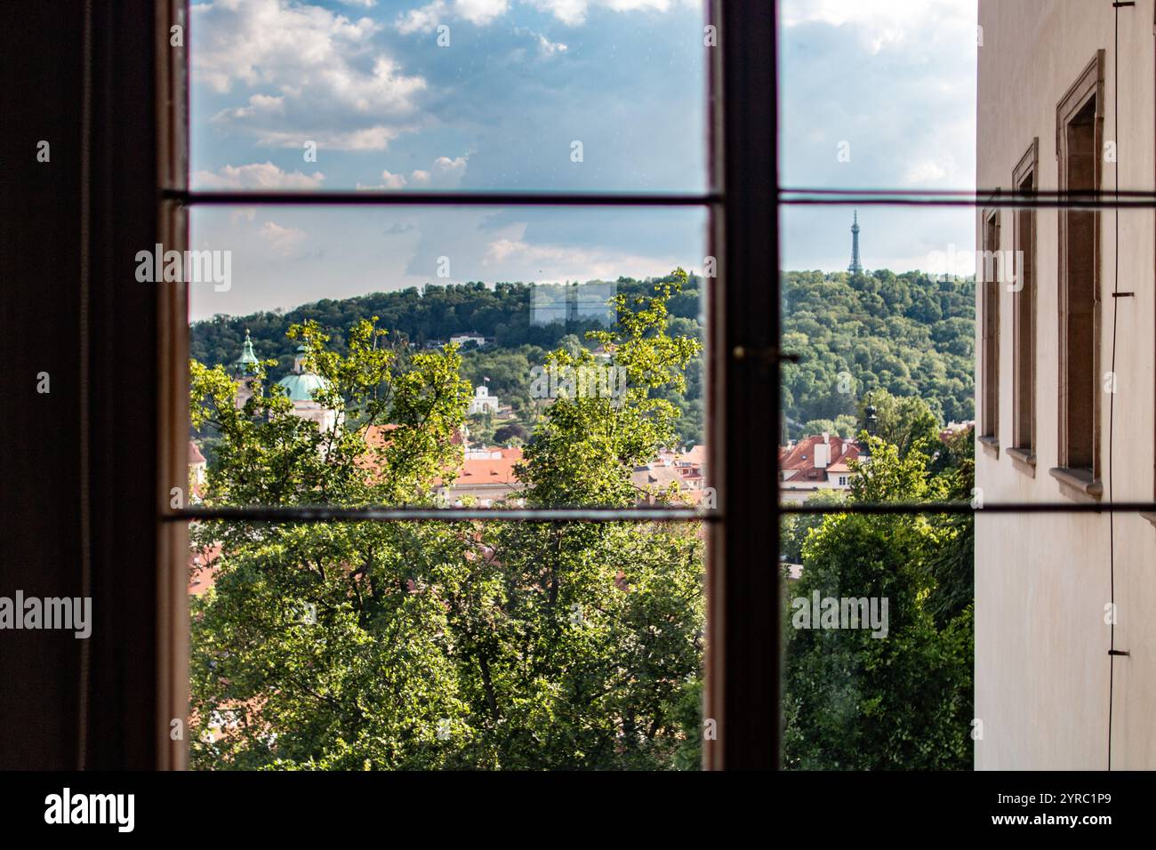 Prague castle seen through hi-res stock photography and images - Alamy