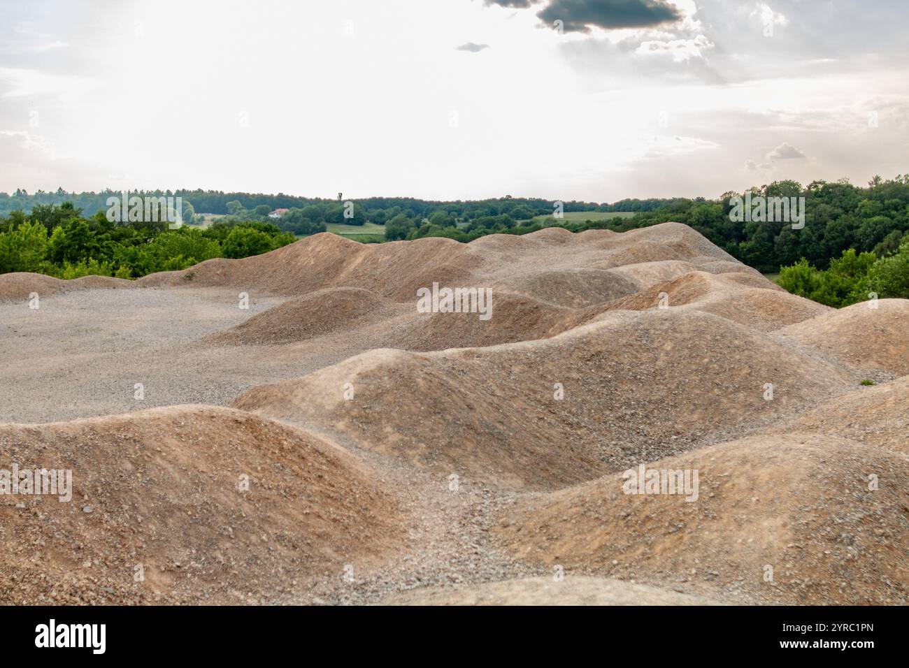 Rolling gravel terrain set hi-res stock photography and images - Alamy