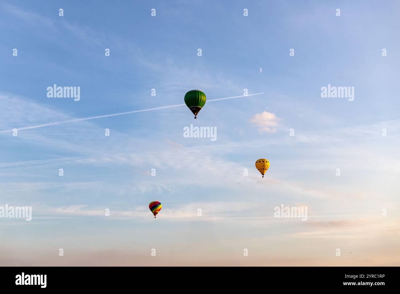 Balloons in serene atmosphere hi-res stock photography and images - Alamy