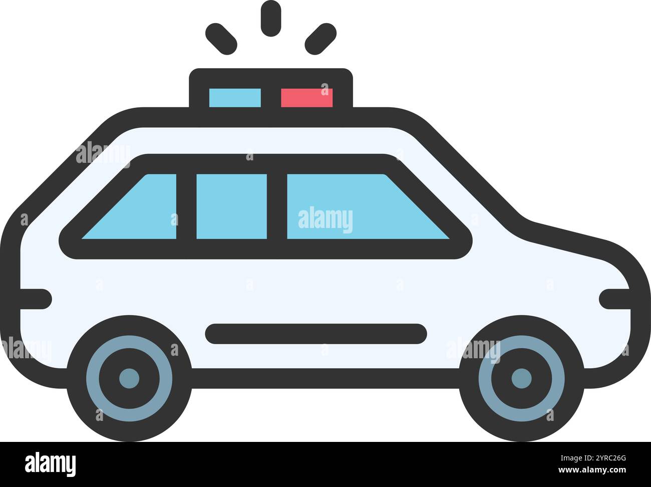 Police Car icon vector image. Suitable for mobile application web ...