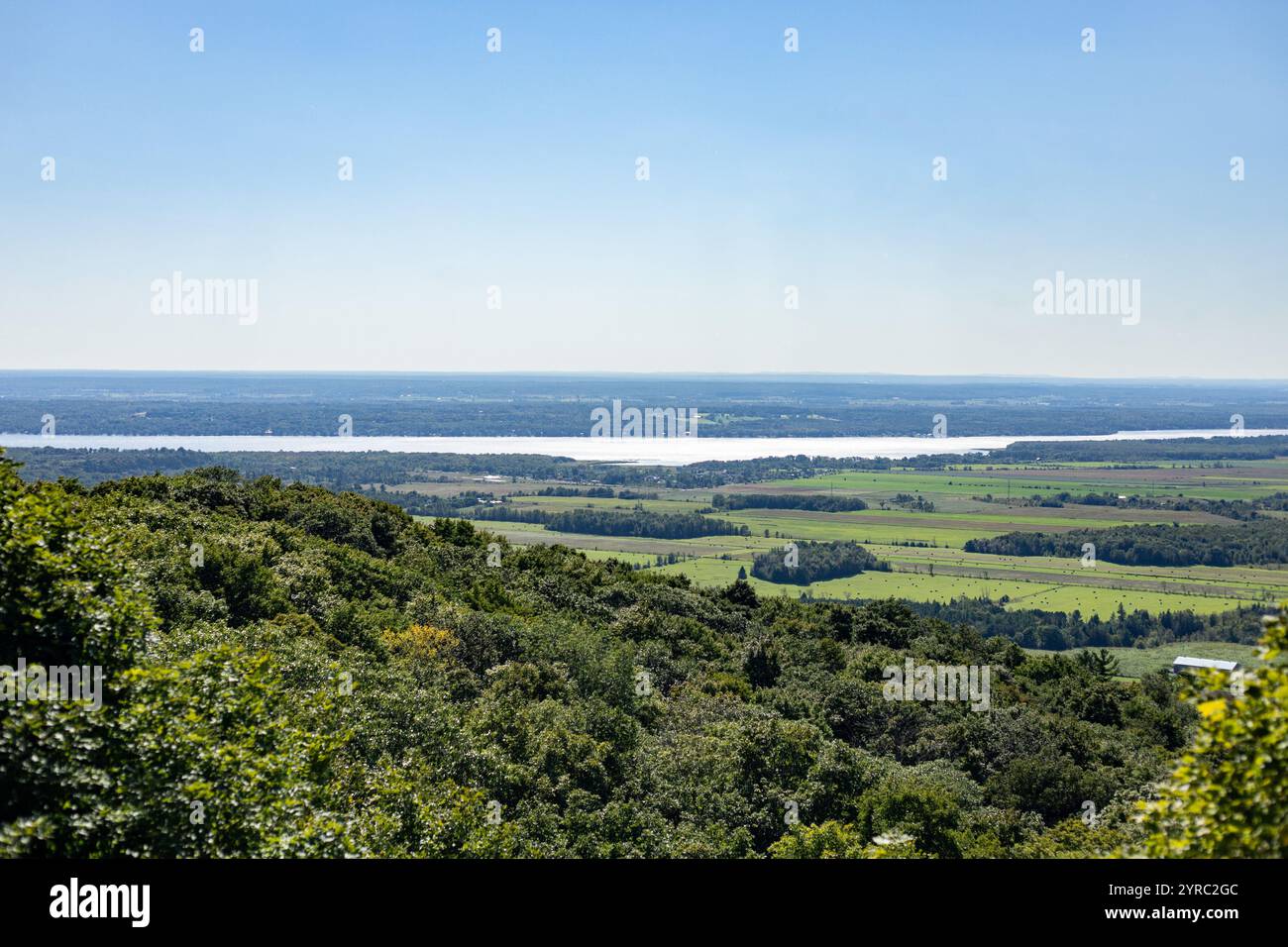 A stunning view from Champlain Lookout in Gatineau Park, showcasing ...