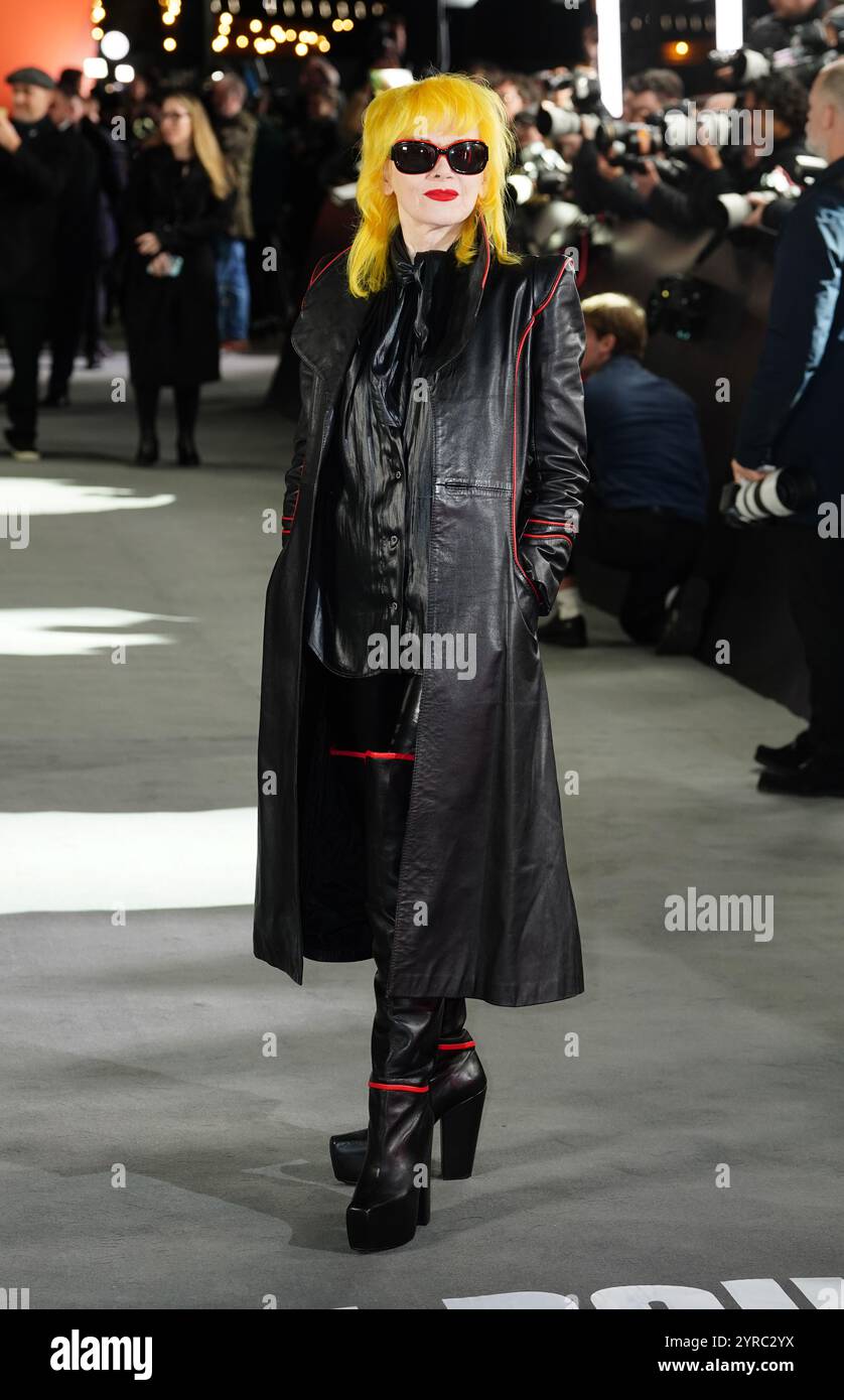 Pam Hogg arriving at the world premiere of the Netflix series Black ...