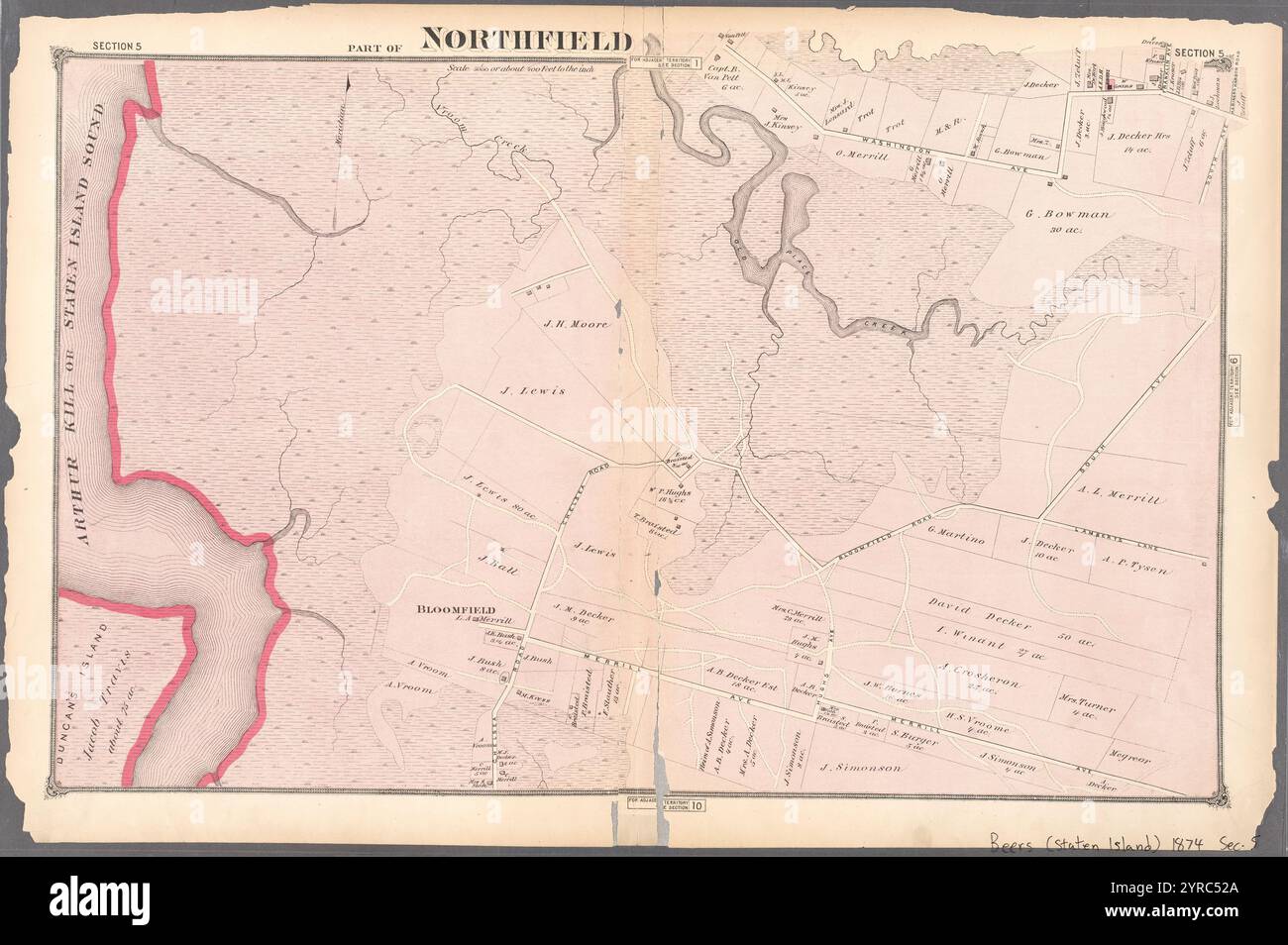 Northfield map hi-res stock photography and images - Alamy