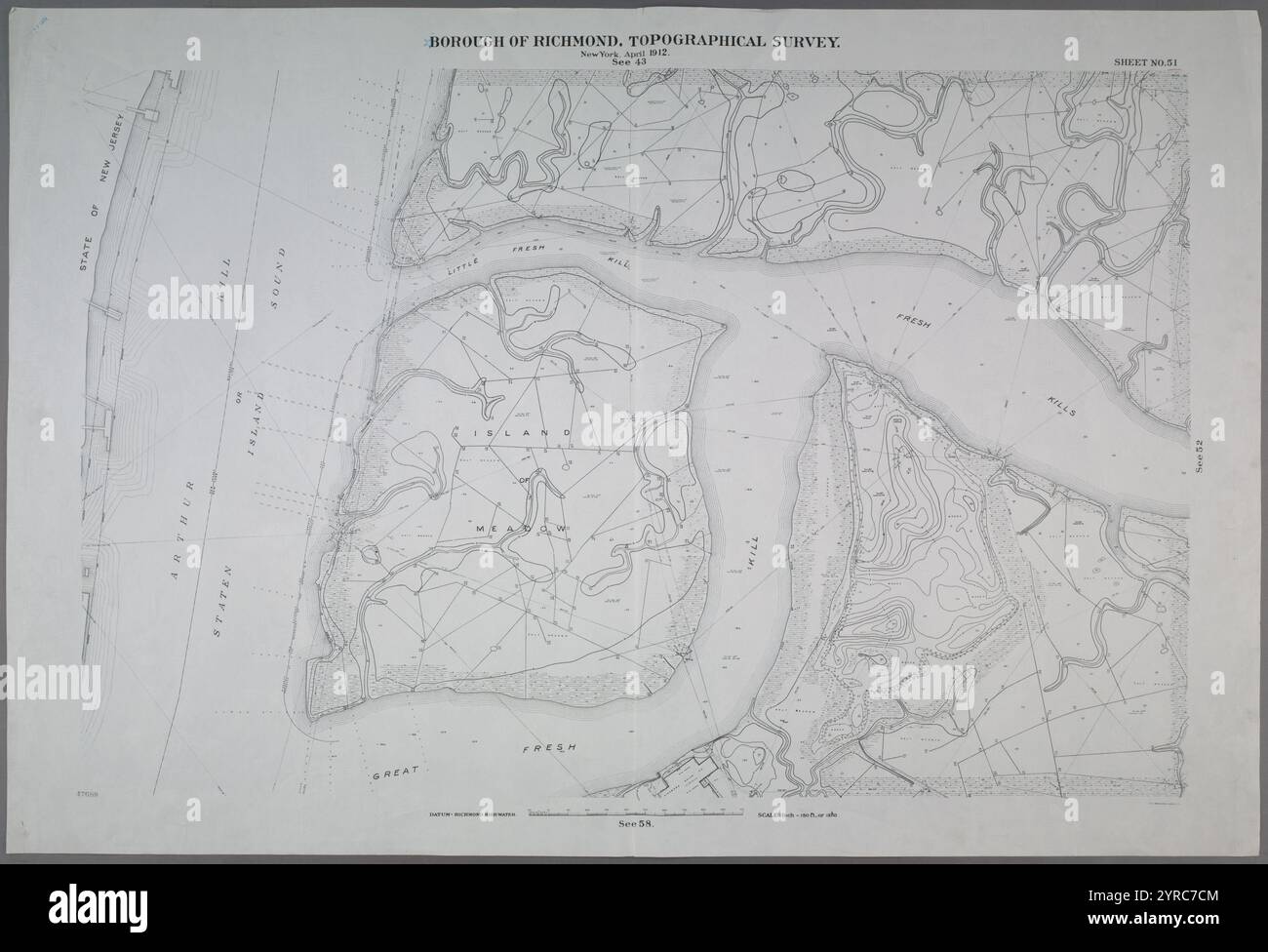 Sheet No. 51 [Includes Island of Meadows, Fresh Kills and Arthur Kill ...