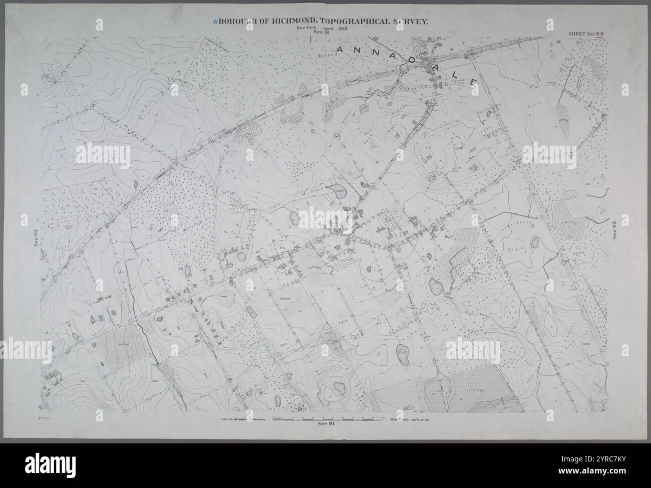 Sheet No. 84. [Includes Annadale Road and Amboy Road in Annadale.] 1906 ...