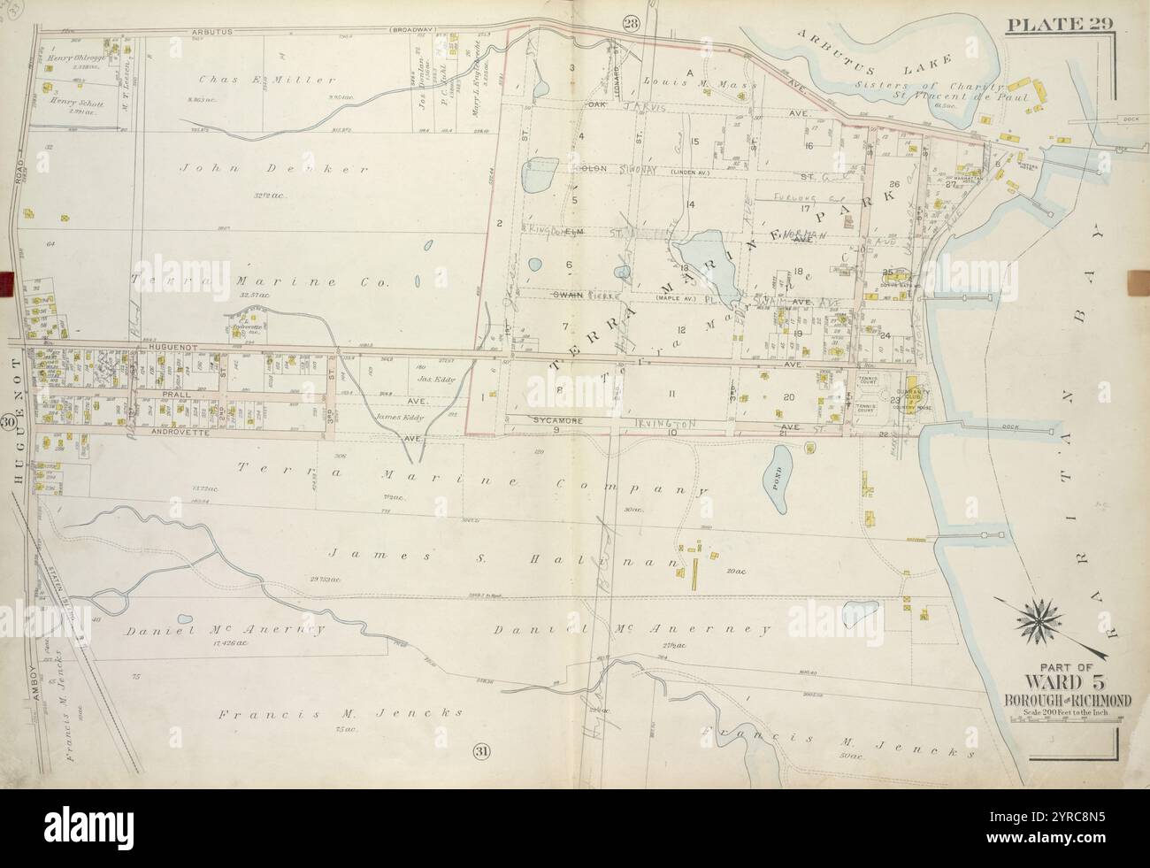 Plate 29, Part of Ward 5 [Map bound by Arbutus Ave (Broadway), Arbutus ...