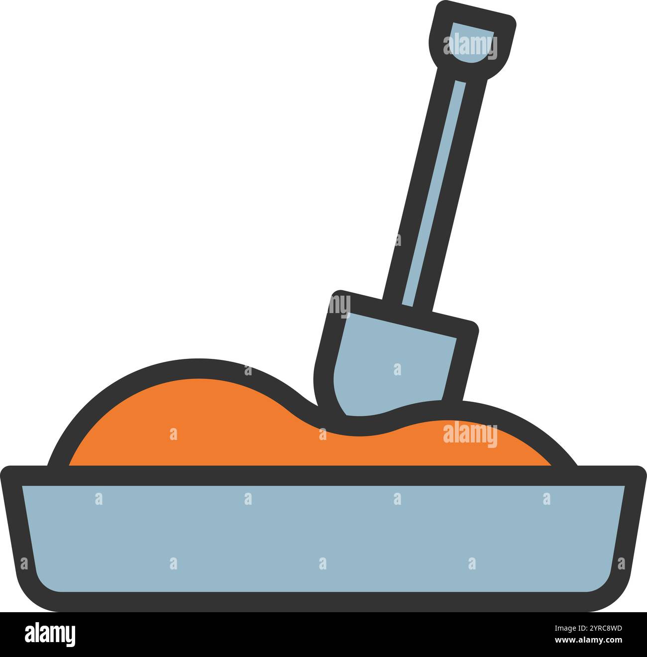 Sandbox icon vector image. Suitable for mobile application web ...