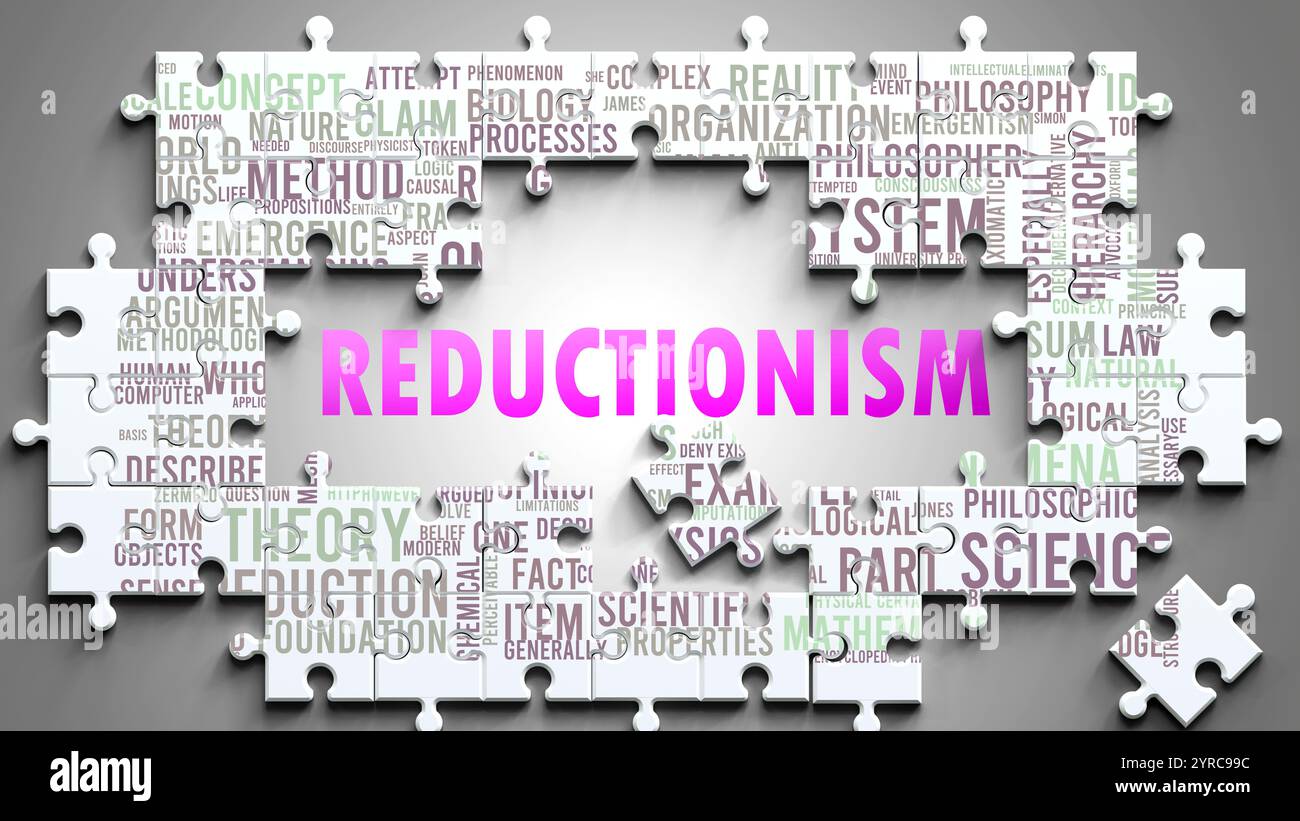 Reductionism symbol hi-res stock photography and images - Alamy