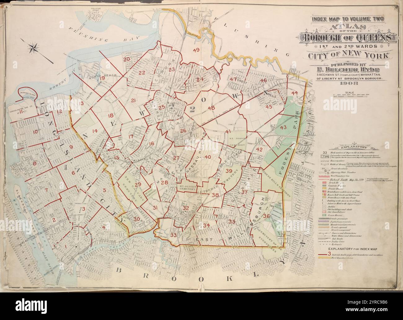 Queens 1st and 2nd wards city hi-res stock photography and images - Alamy