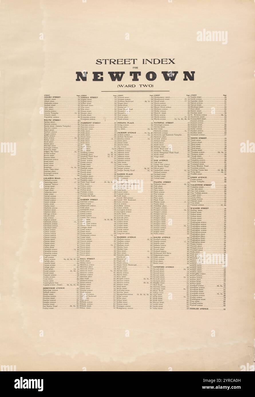 Map of newtown hi-res stock photography and images - Alamy