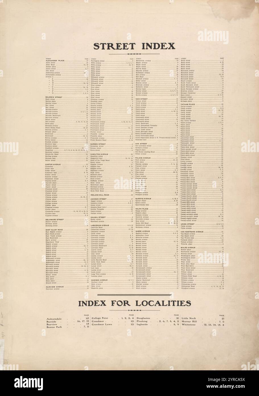 Index map city hi-res stock photography and images - Alamy