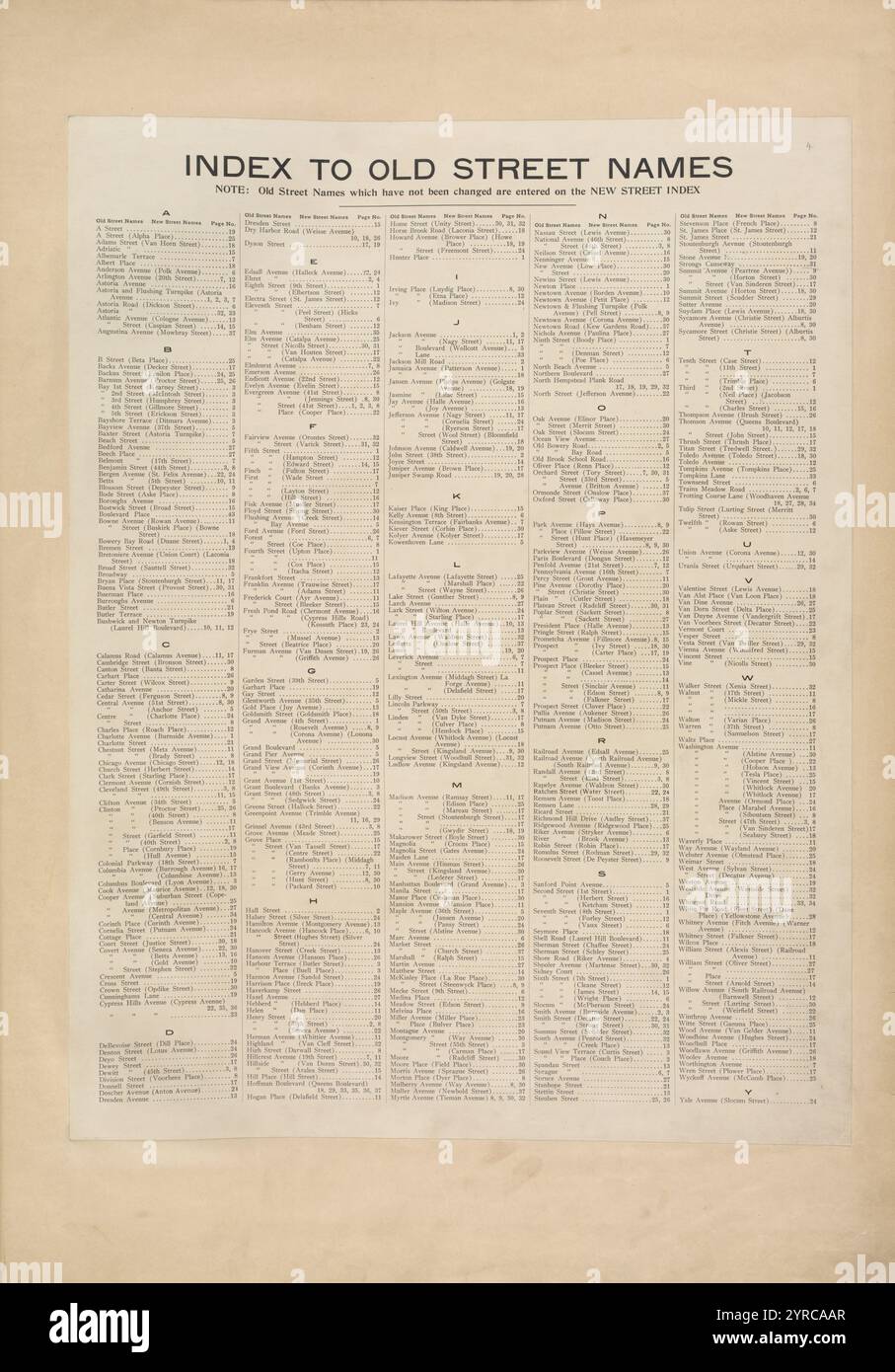 City map street names hi-res stock photography and images - Alamy