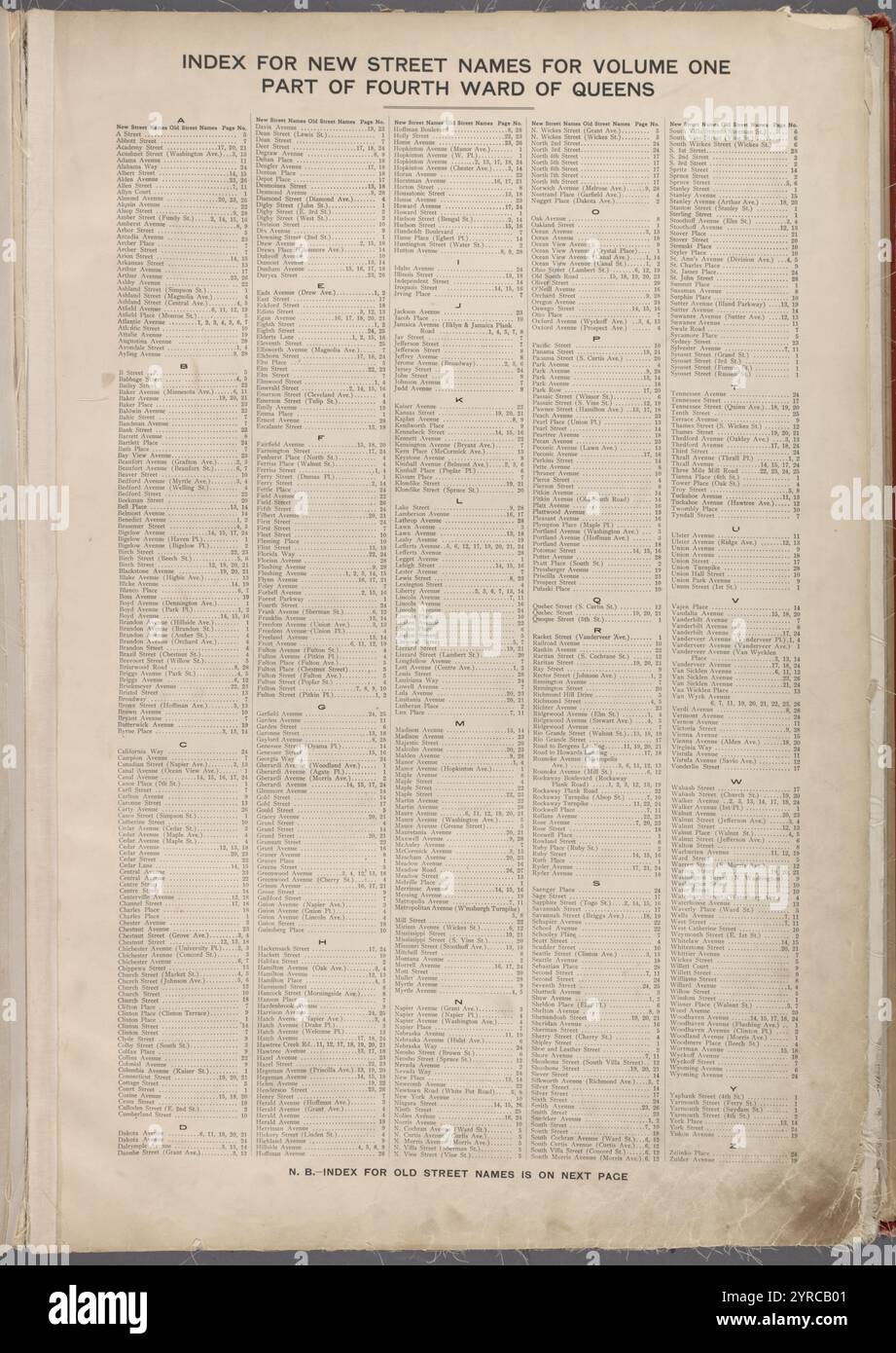 New street names hi-res stock photography and images - Alamy