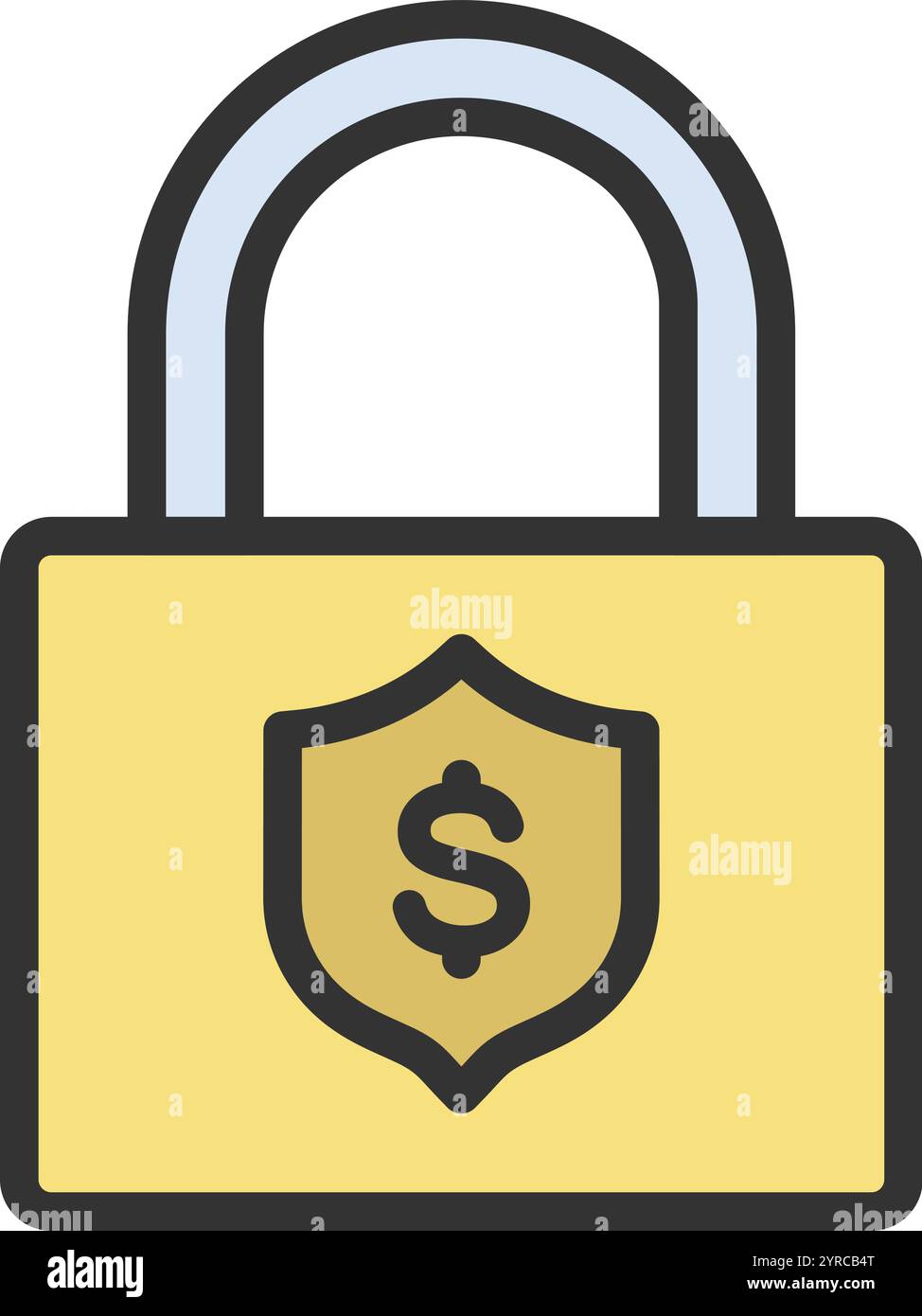 Secured Loan icon vector image. Suitable for mobile application web ...